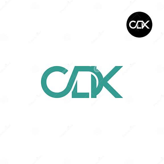 Letter CDK Monogram Logo Design Stock Illustration - Illustration of ...