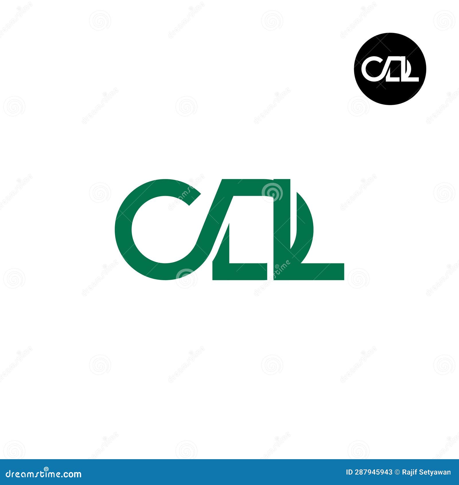 Letter CDL Monogram Logo Design Stock Illustration - Illustration of ...