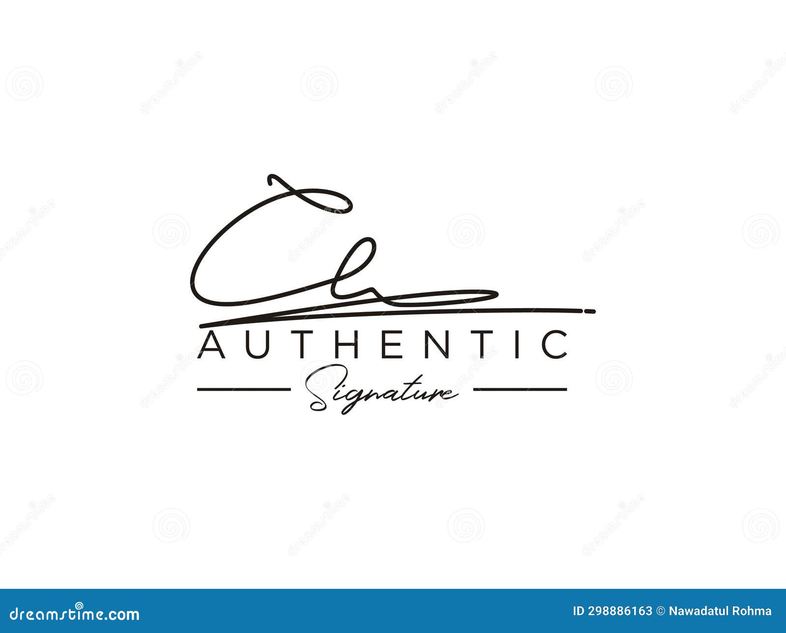 Letter CE Signature Logo Template Vector Stock Vector - Illustration of ...