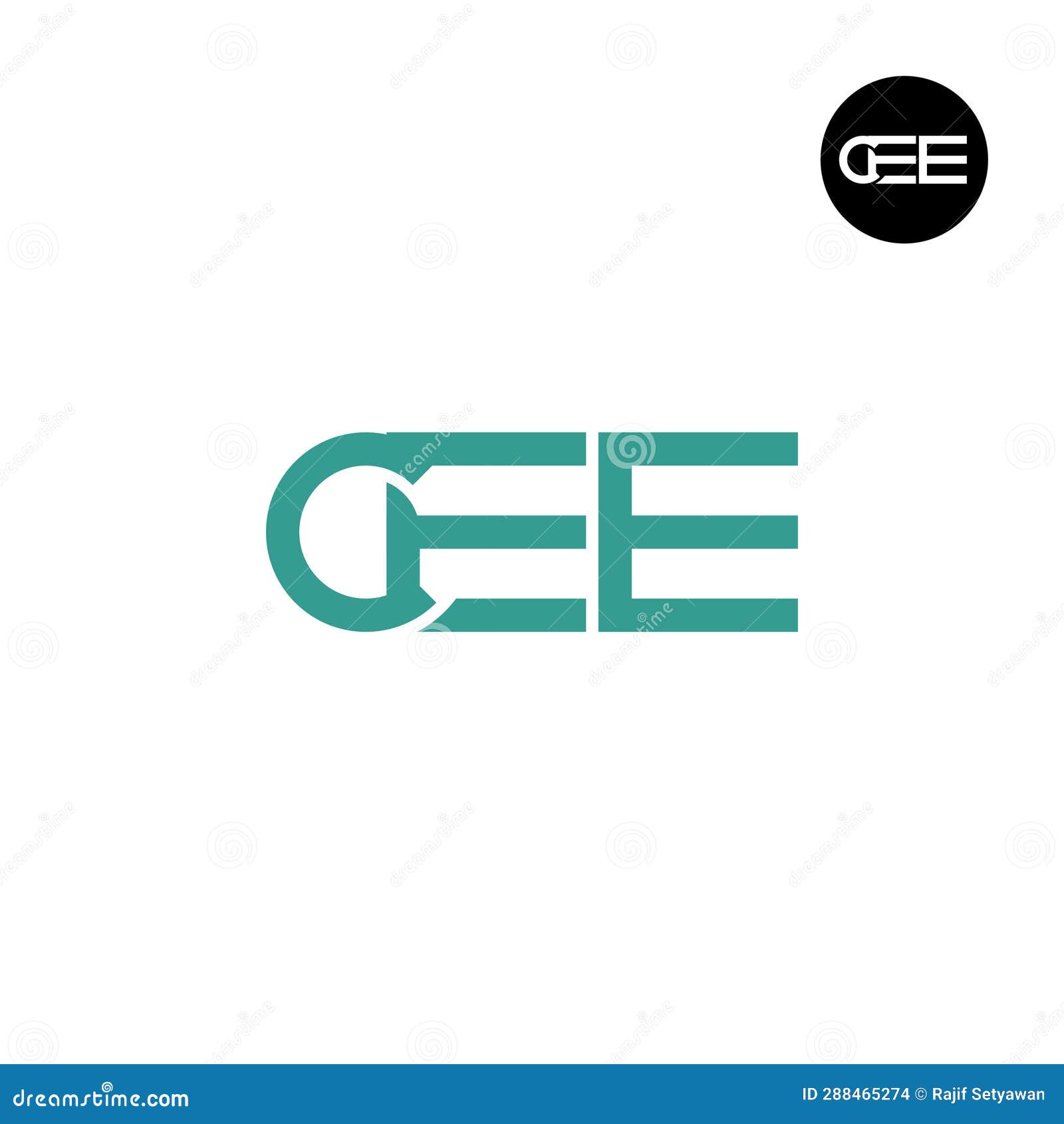 Letter CEE Monogram Logo Design Stock Vector - Illustration of logotype ...
