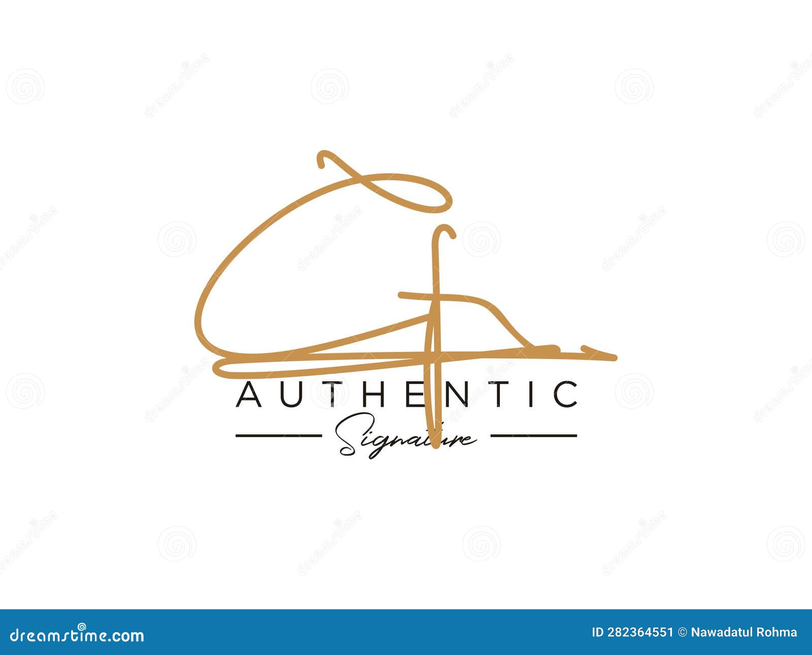 Letter CF Signature Logo Template Vector Stock Vector - Illustration of ...