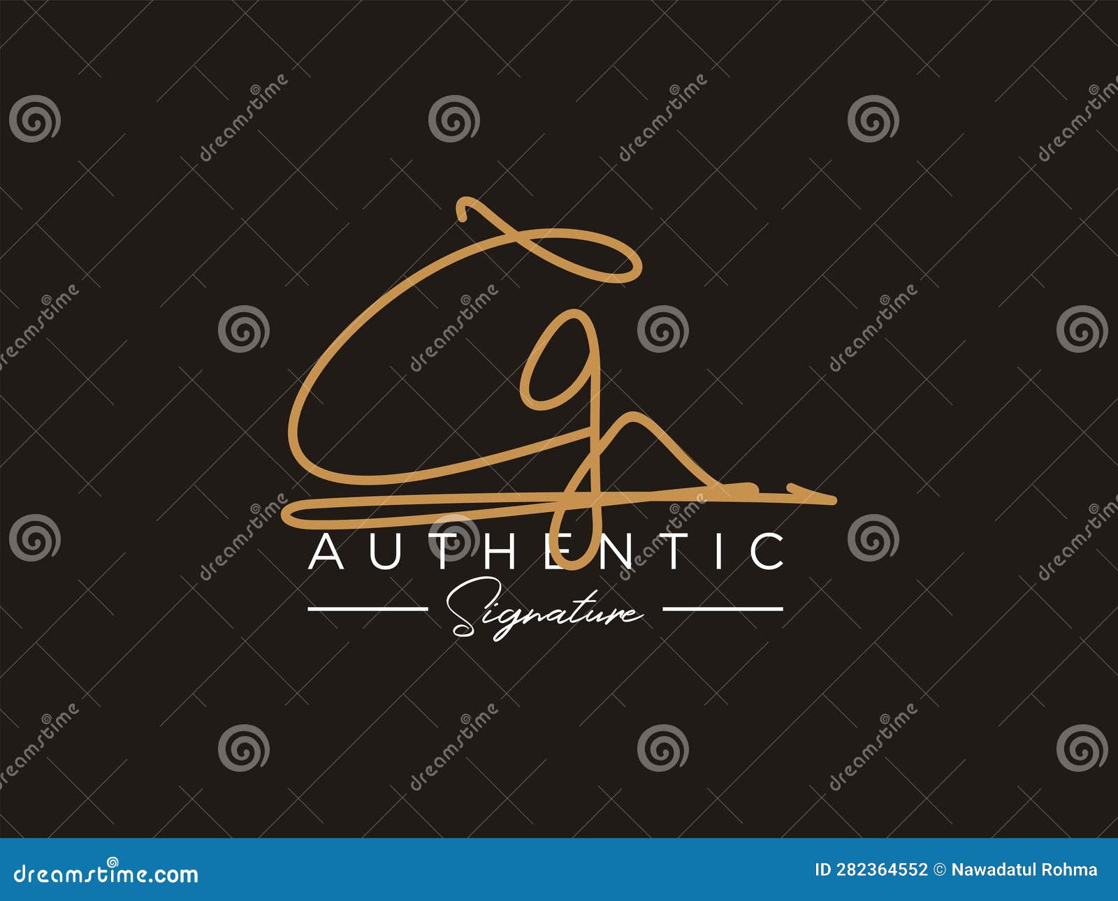 Letter CG Signature Logo Template Vector Stock Vector - Illustration of ...