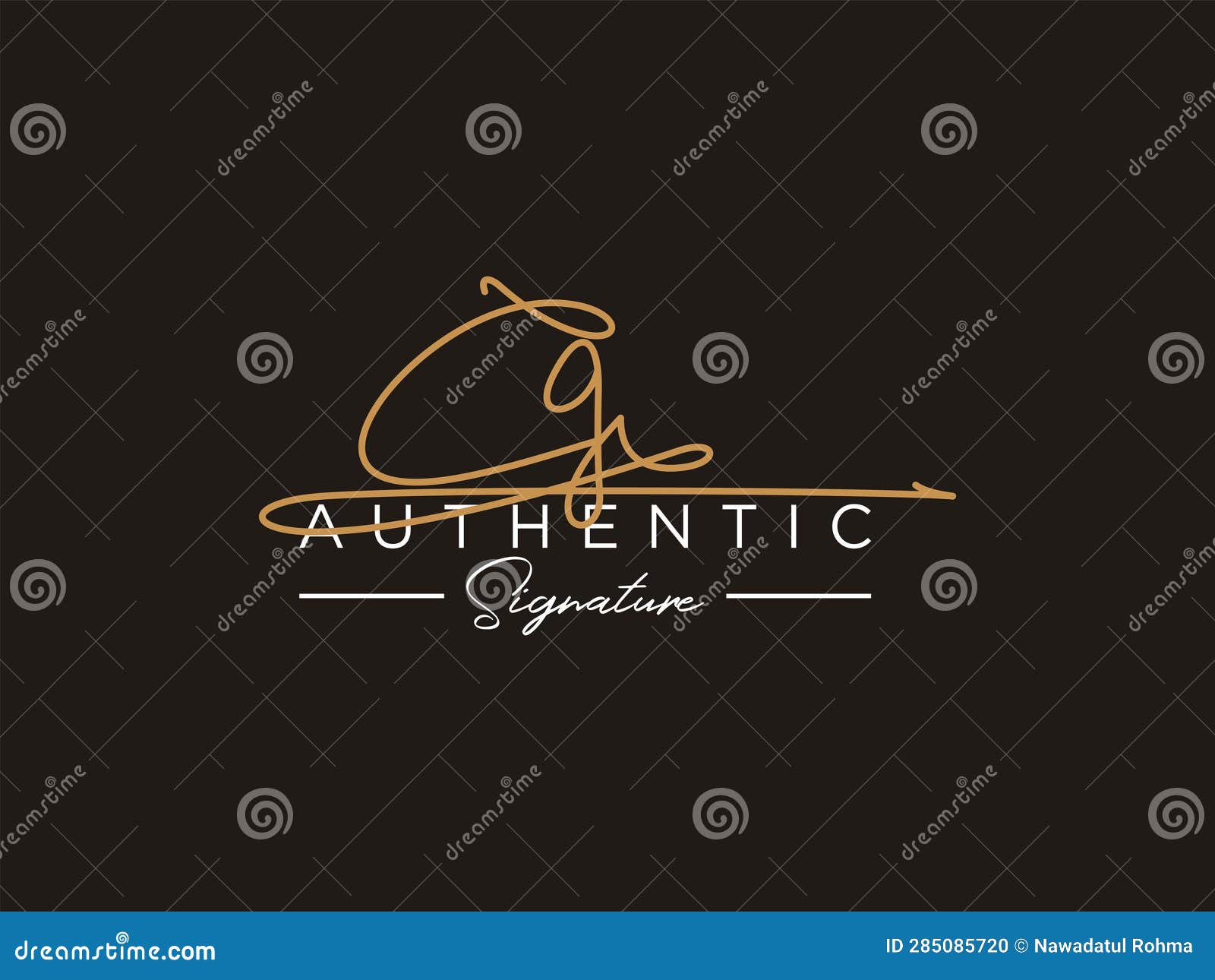 Letter CG Signature Logo Template Vector Stock Vector - Illustration of ...