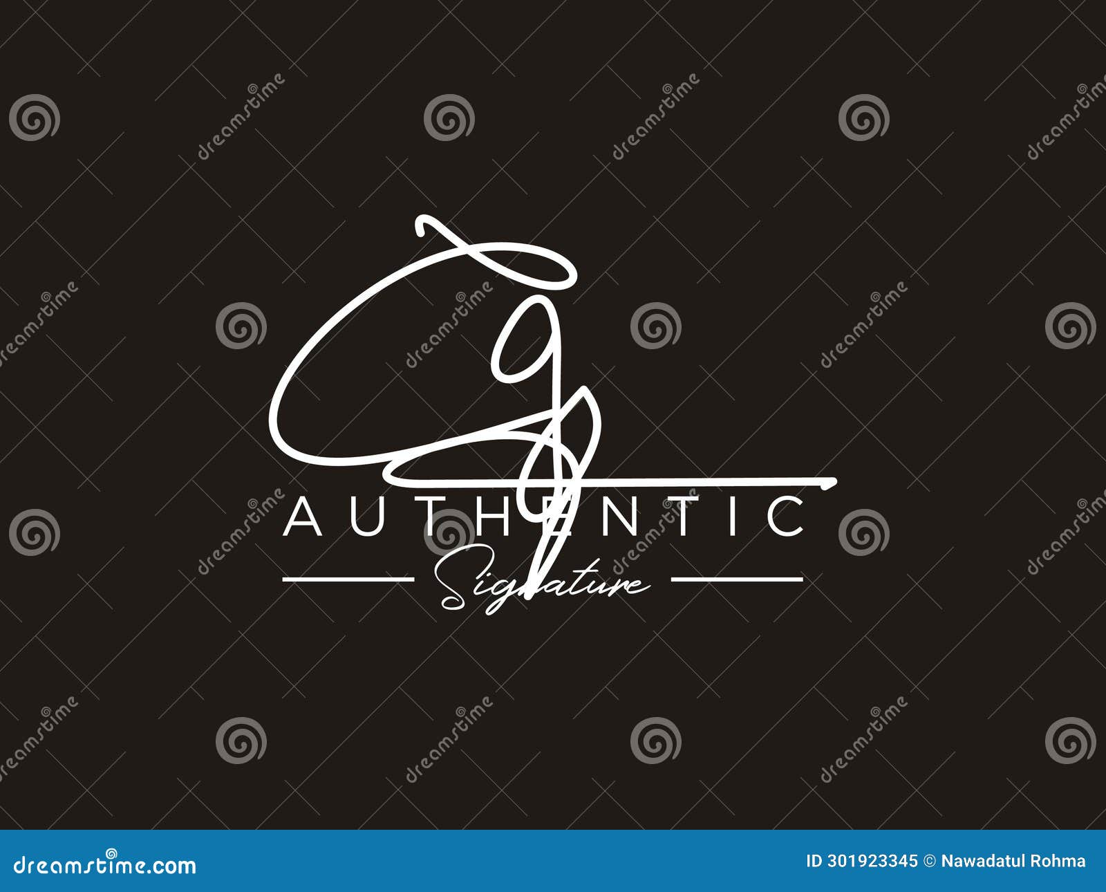Letter CG Signature Logo Template Vector Stock Vector - Illustration of ...
