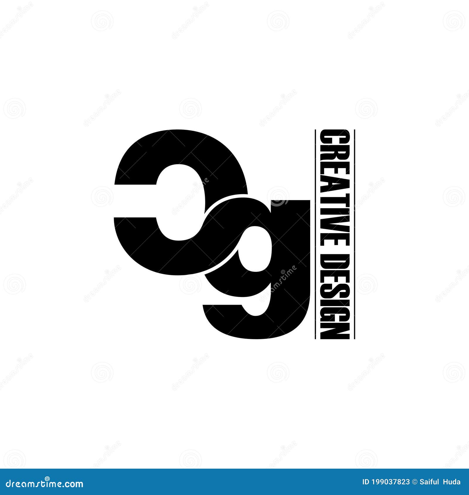 Letter CG Simple Monogram Logo Icon Design. Stock Vector - Illustration ...