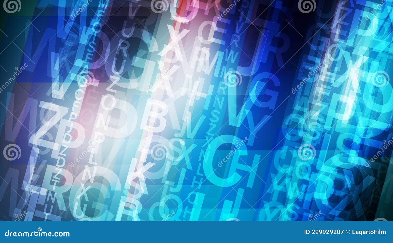 Letter Chaos Abstract Typography Pattern of Unpredictable, Encrypted ...