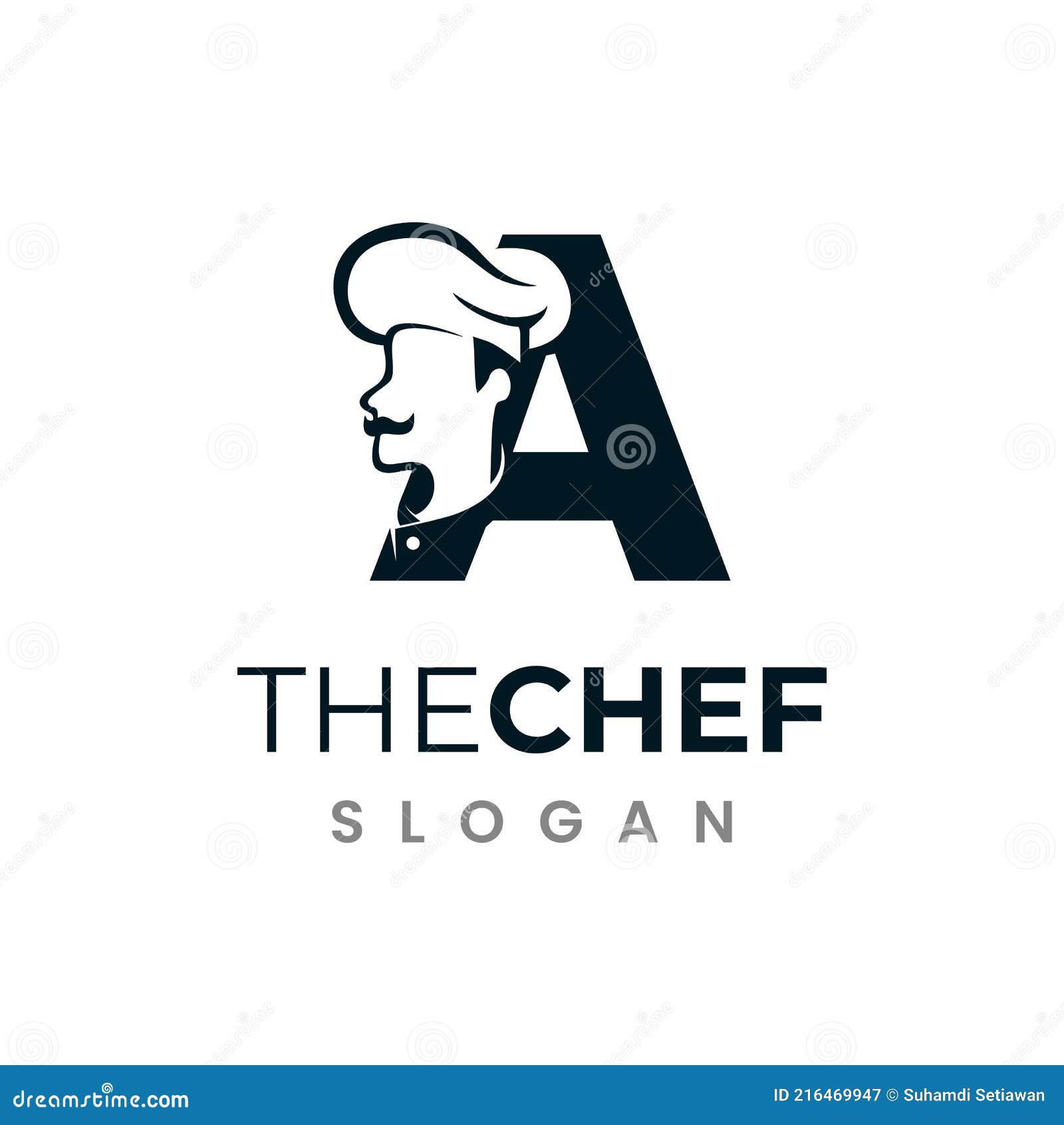 Letter a Chef Logo , Initial Restaurant Cook Vector Design Stock Vector ...