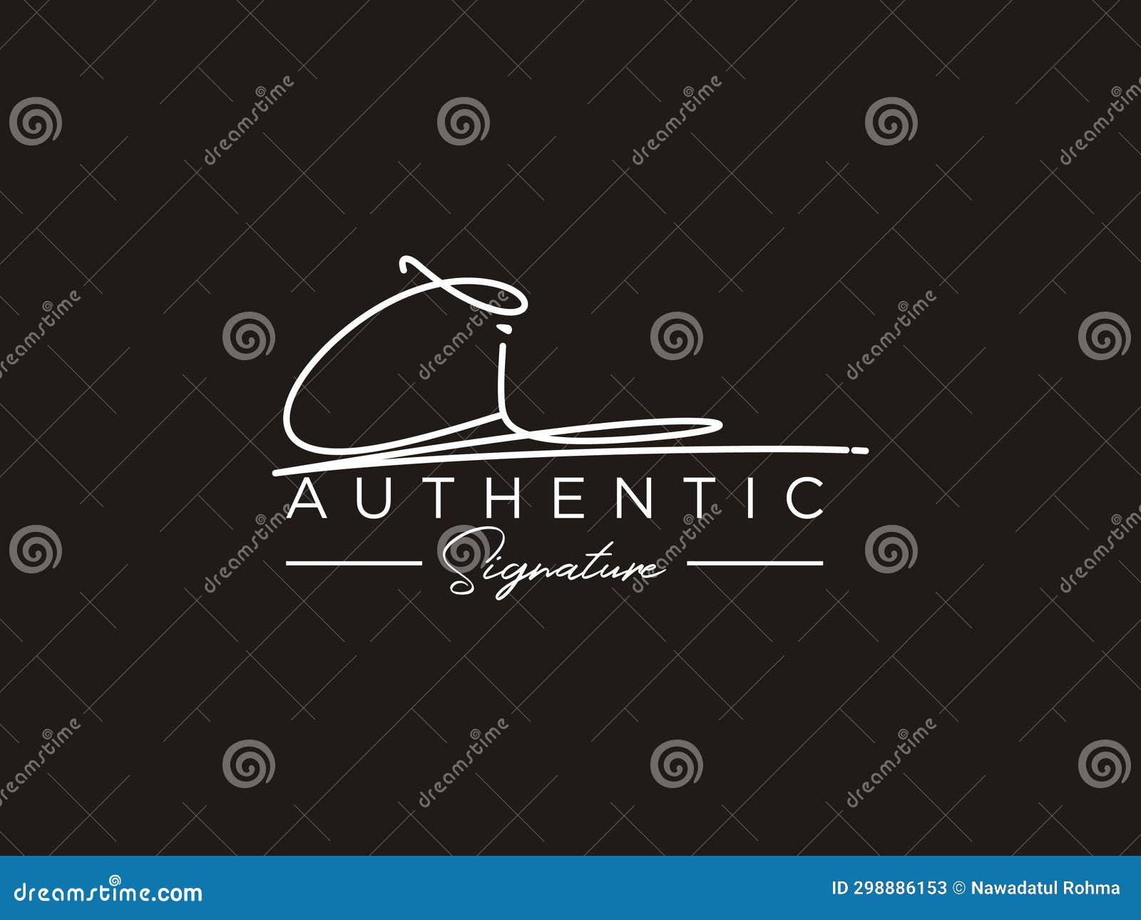 Letter CI Signature Logo Template Vector Stock Vector - Illustration of ...