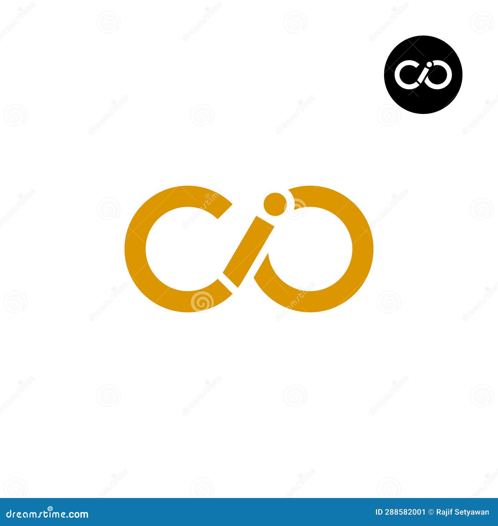 Letter CIO Monogram Logo Design Stock Vector - Illustration of brands ...
