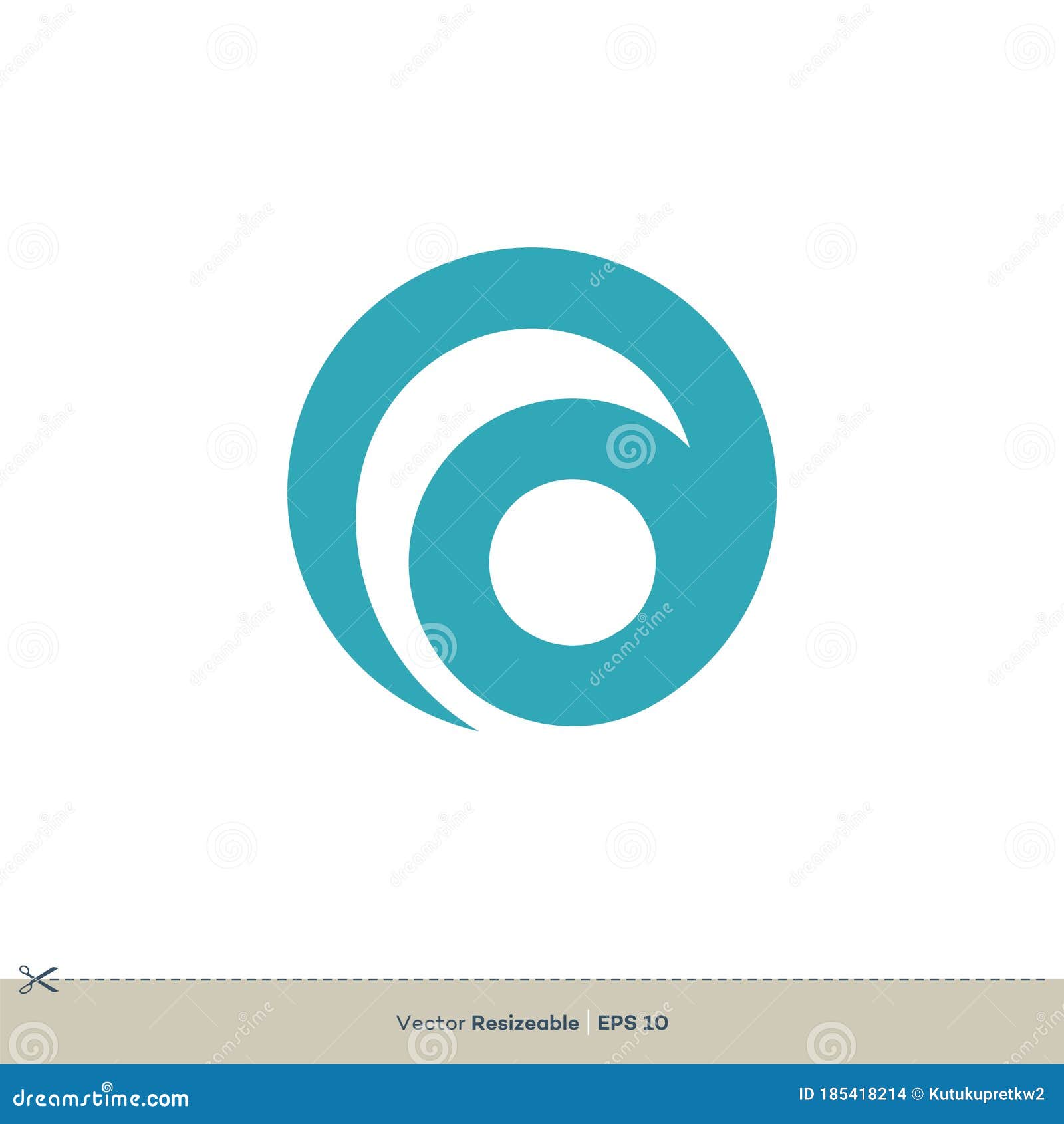 A Letter Circle Abstract Sphere Vector Logo Template Illustration ...