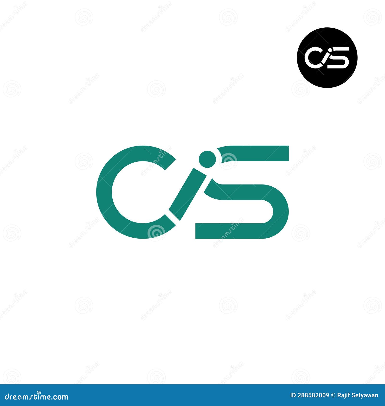 Letter CIS Monogram Logo Design Stock Vector - Illustration of brand ...