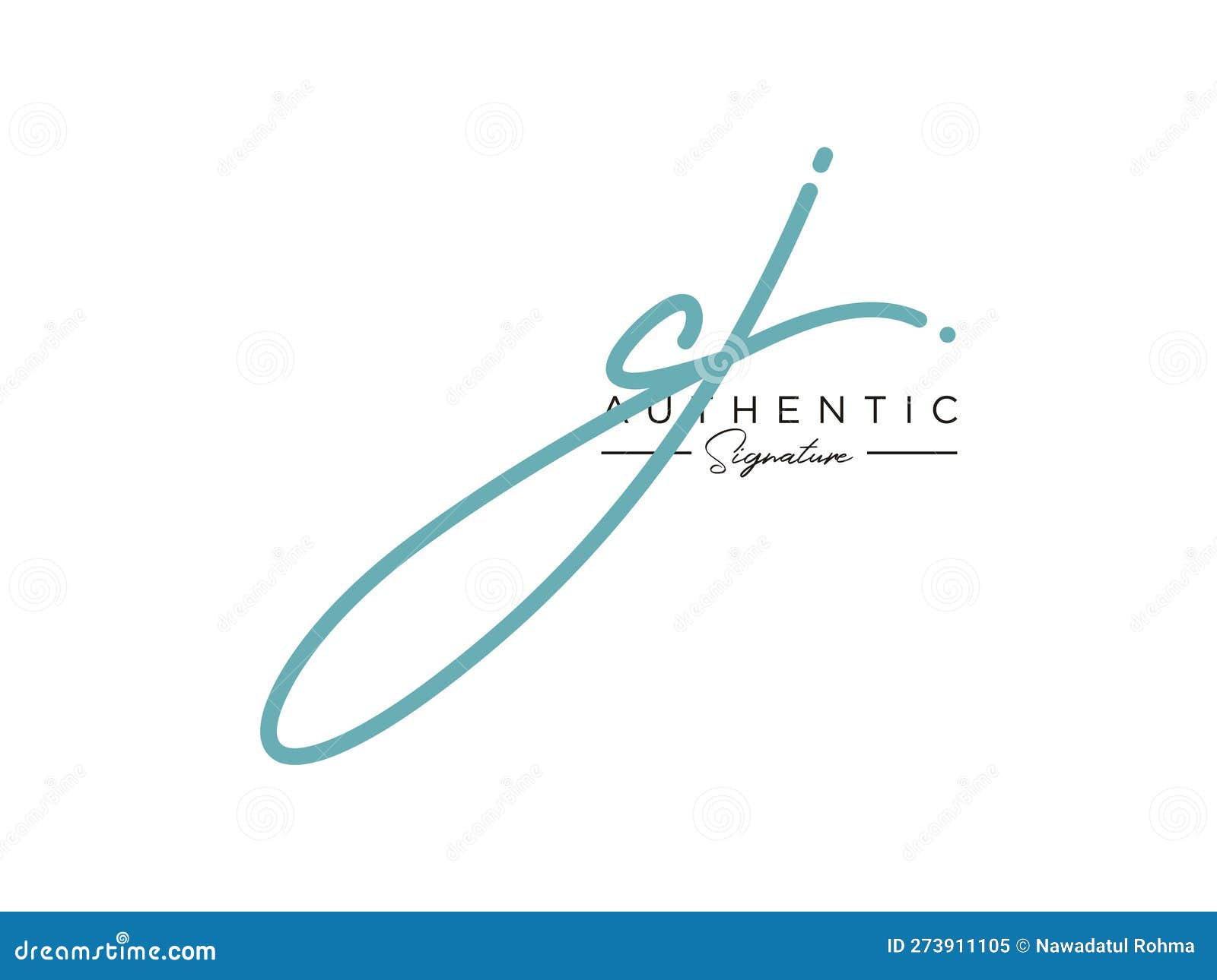 Letter CJ Signature Logo Template Vector Stock Vector - Illustration of ...