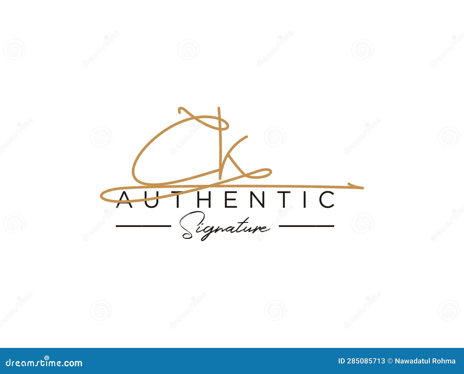 Letter CK Signature Logo Template Vector Stock Vector - Illustration of ...