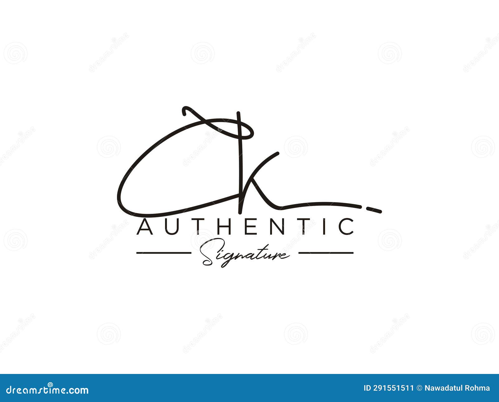 Letter CK Signature Logo Template Vector Stock Vector - Illustration of ...