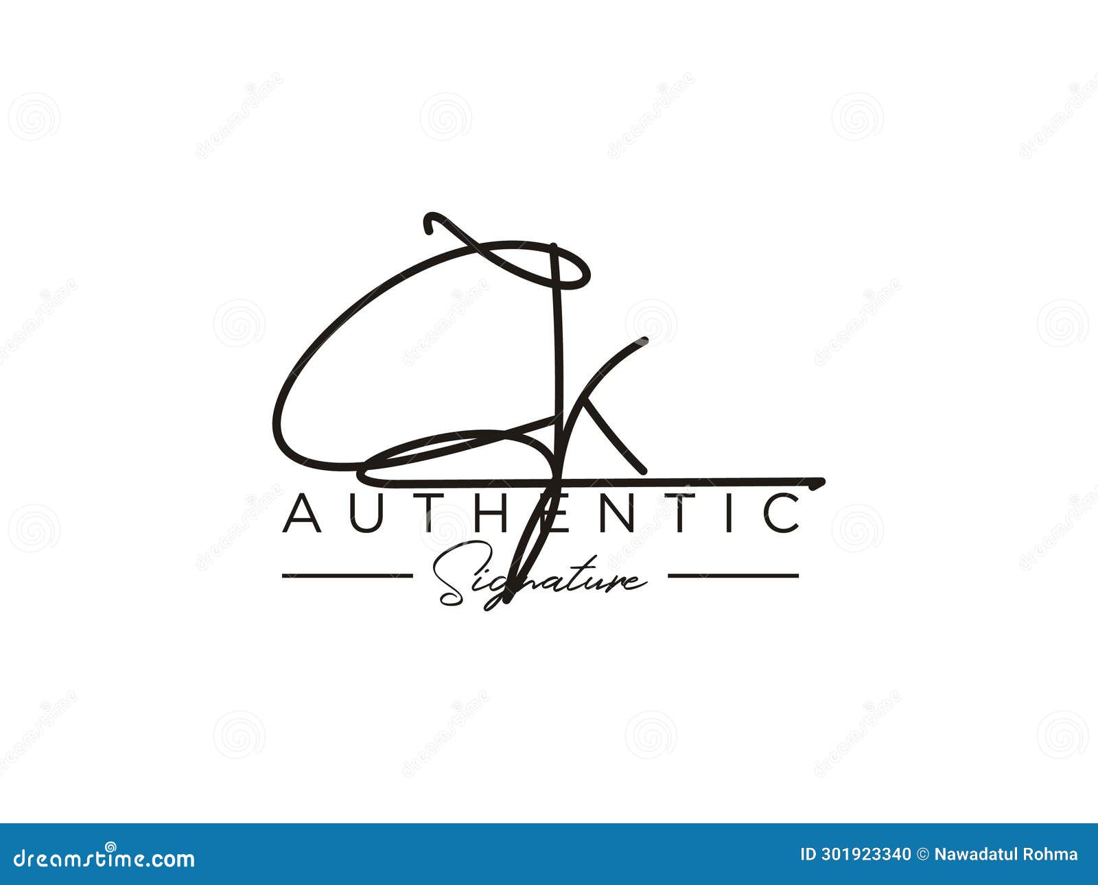 Letter CK Signature Logo Template Vector Stock Vector - Illustration of ...
