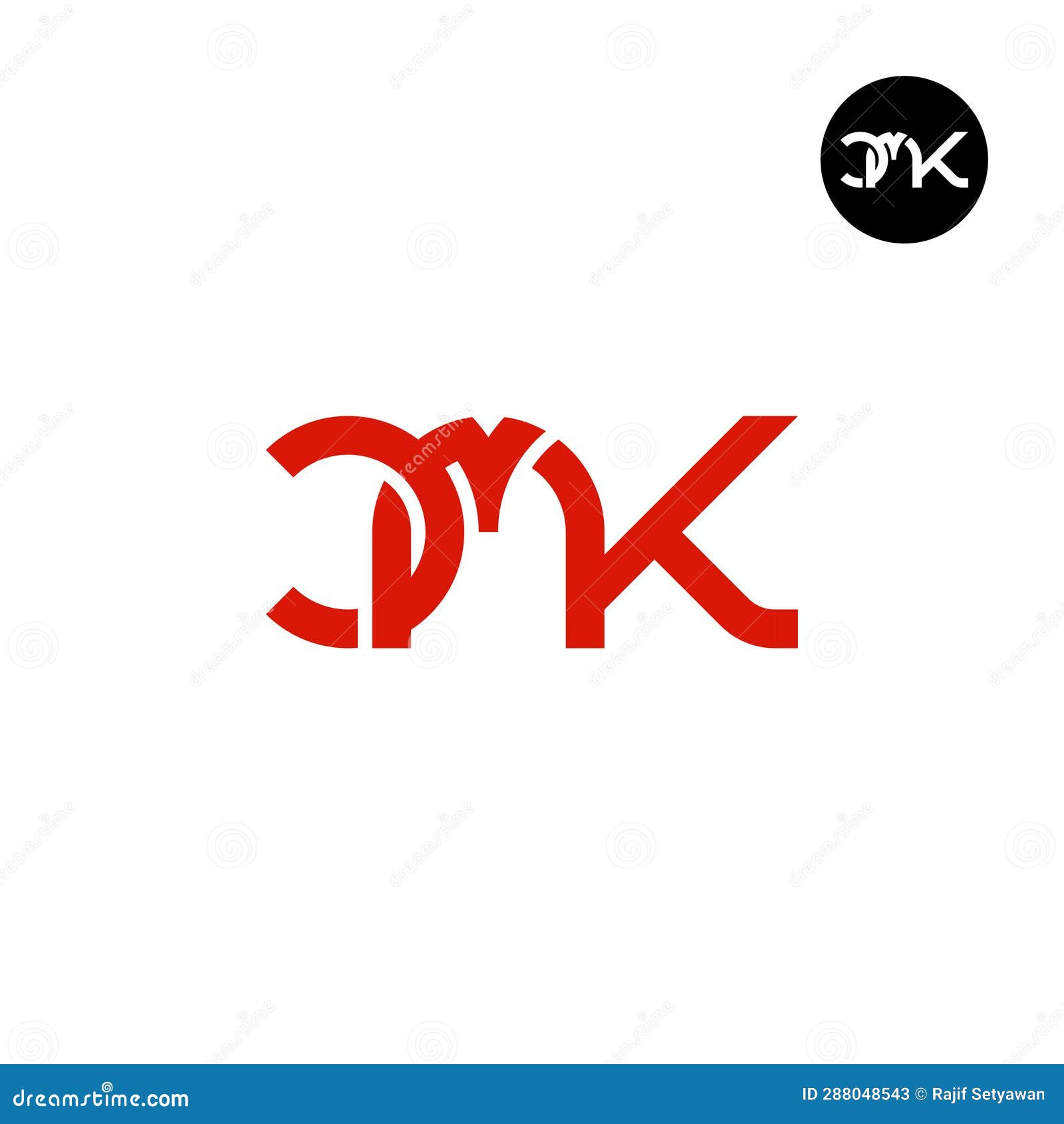 Letter CMK Monogram Logo Design Stock Vector - Illustration of ...