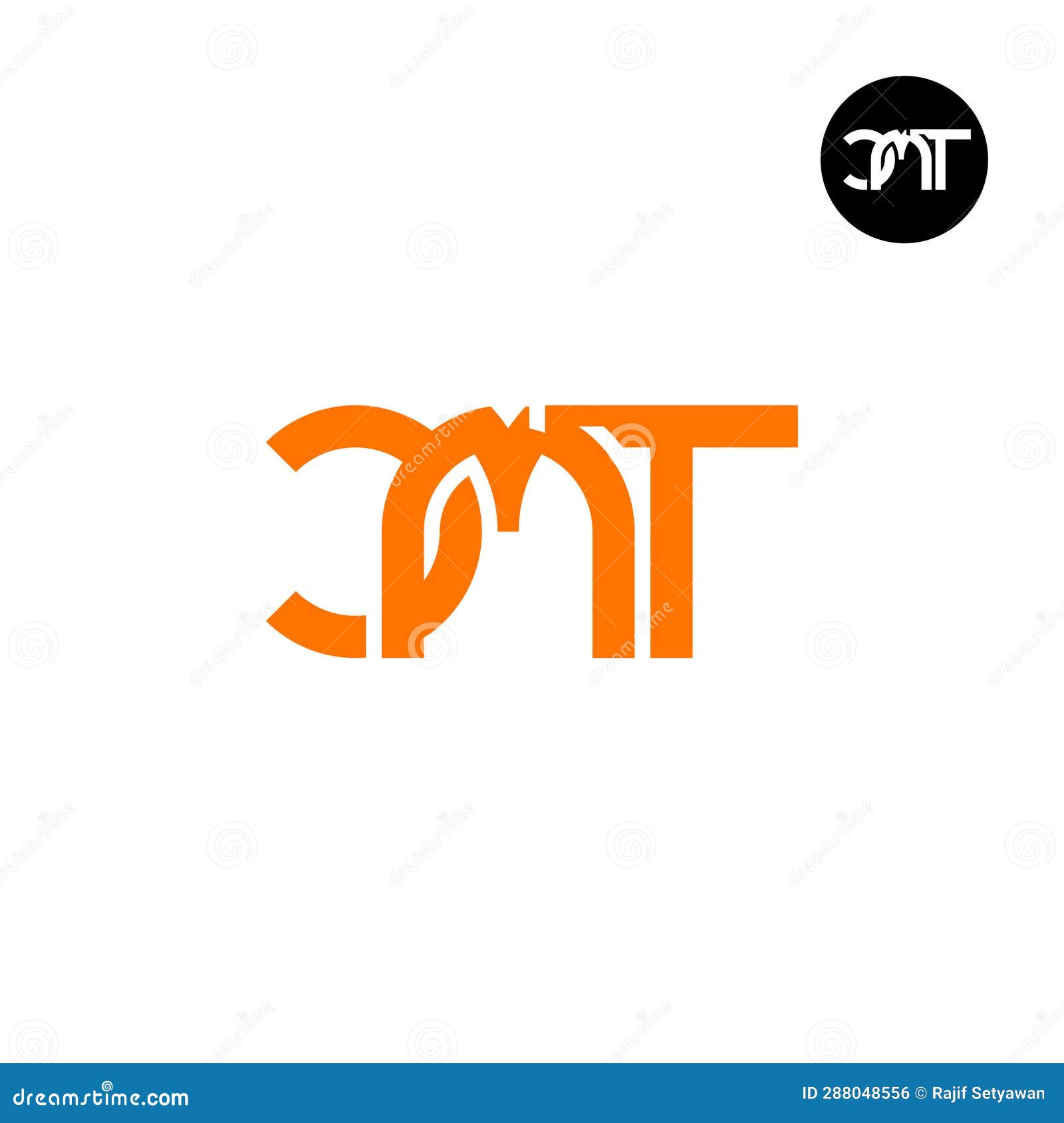Letter CMT Monogram Logo Design Vector Illustration | CartoonDealer.com ...