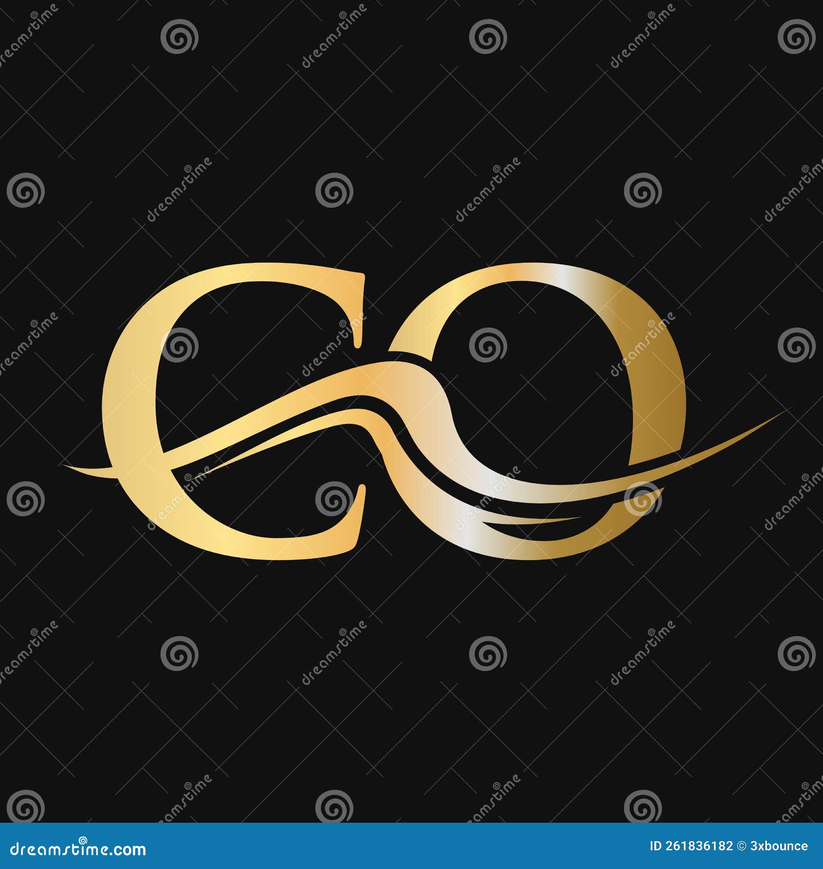 Letter CO Logo Design. Initial CO Logotype Template for Business and ...