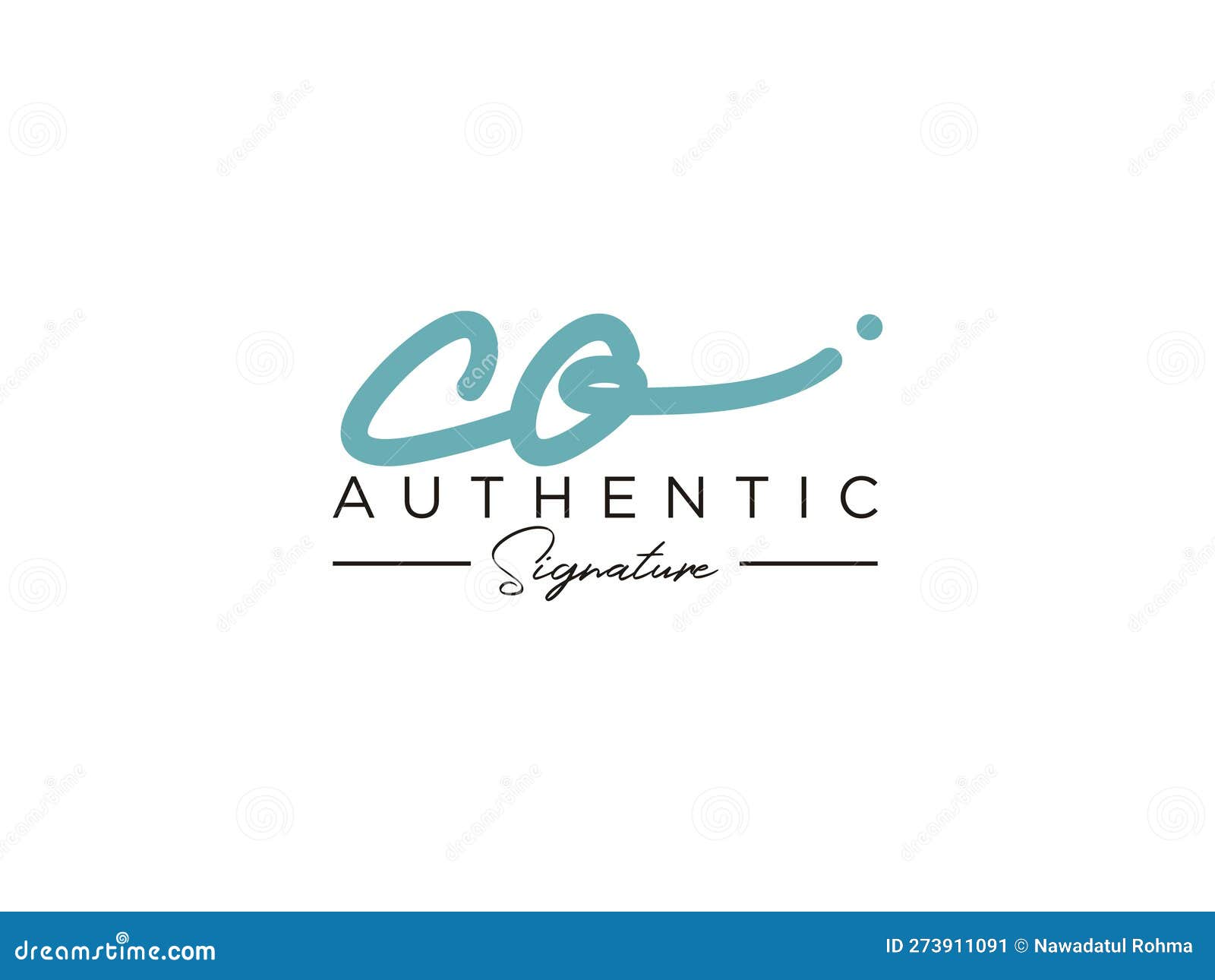 Letter CO Signature Logo Template Vector Stock Vector - Illustration of ...