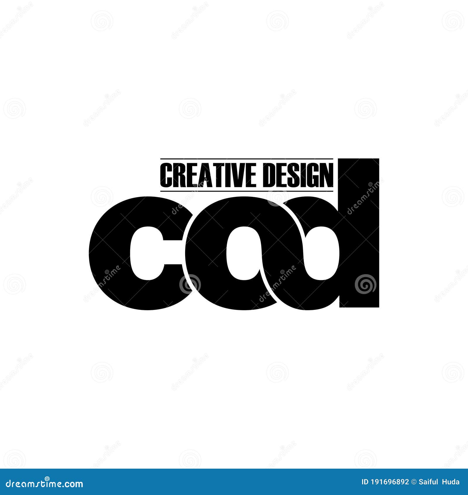 Letter Cod Monogram Logo Icon Design Vector. Stock Vector ...