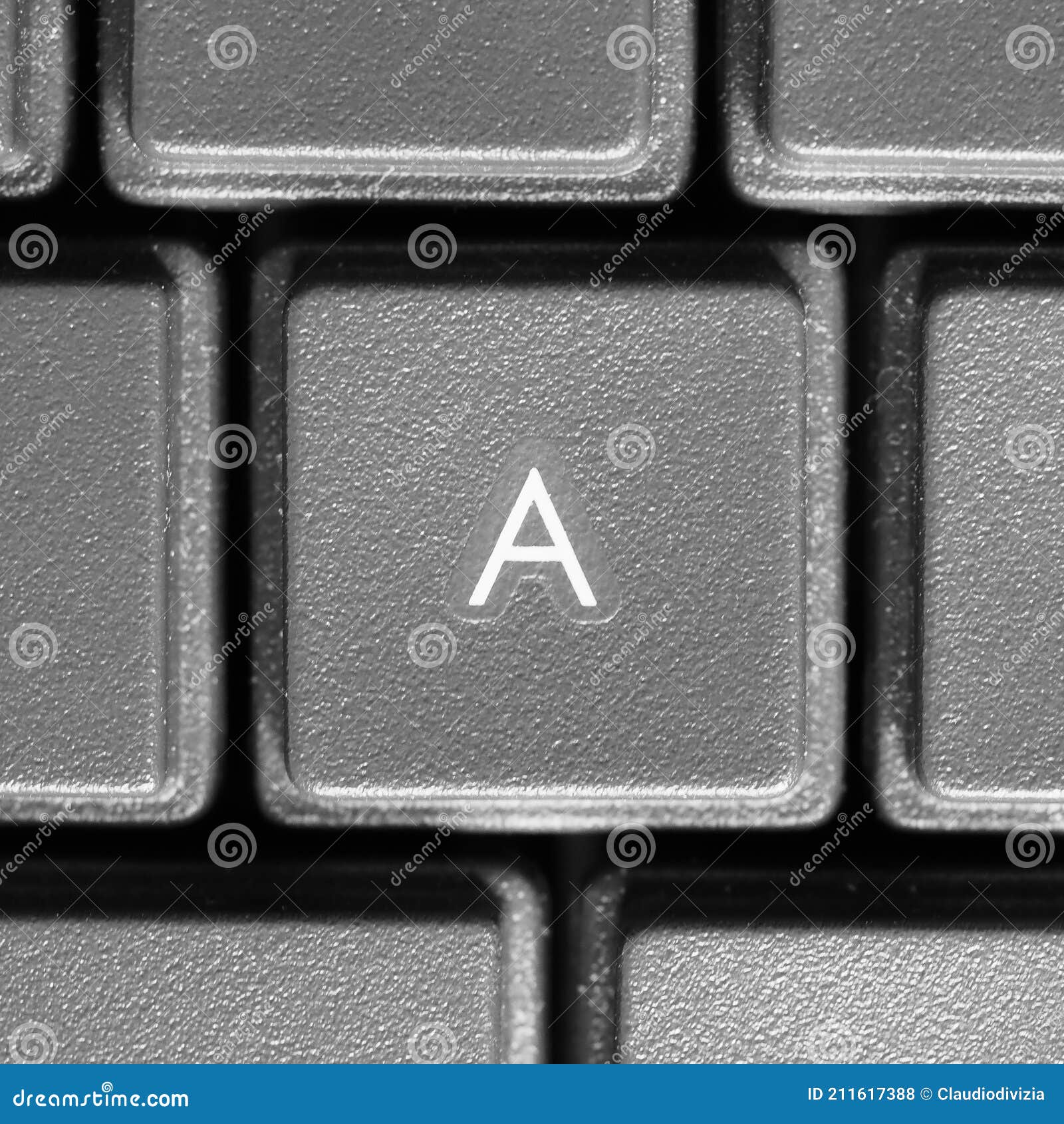 Letter a on Computer Keyboard Stock Photo - Image of computer ...