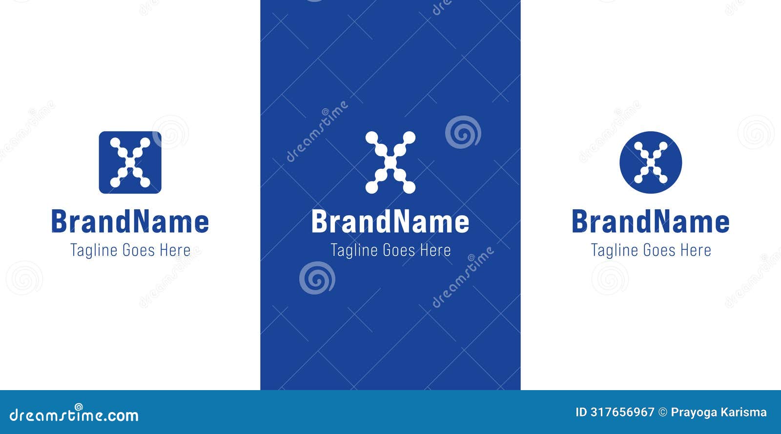 Letter X Connecting Dot Logo, Suitable for Any Business with X Initial ...