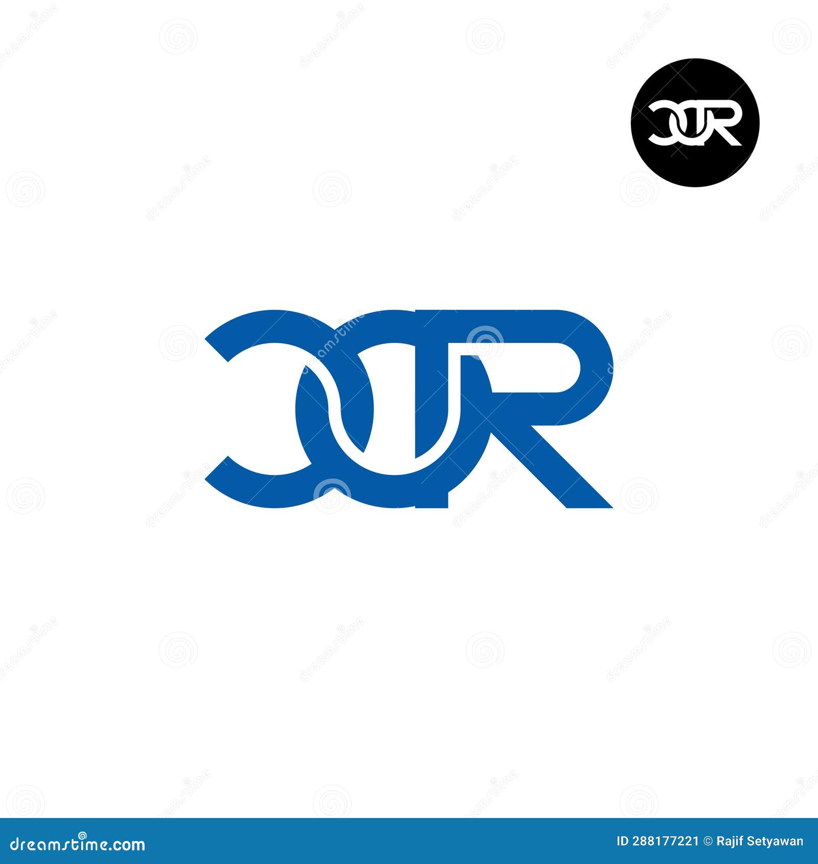 Letter COR Monogram Logo Design Stock Vector - Illustration of logo ...