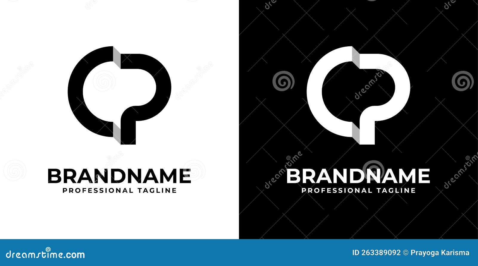 Letter CP or PC Monogram Logo, CP or PC Initials Stock Illustration ...