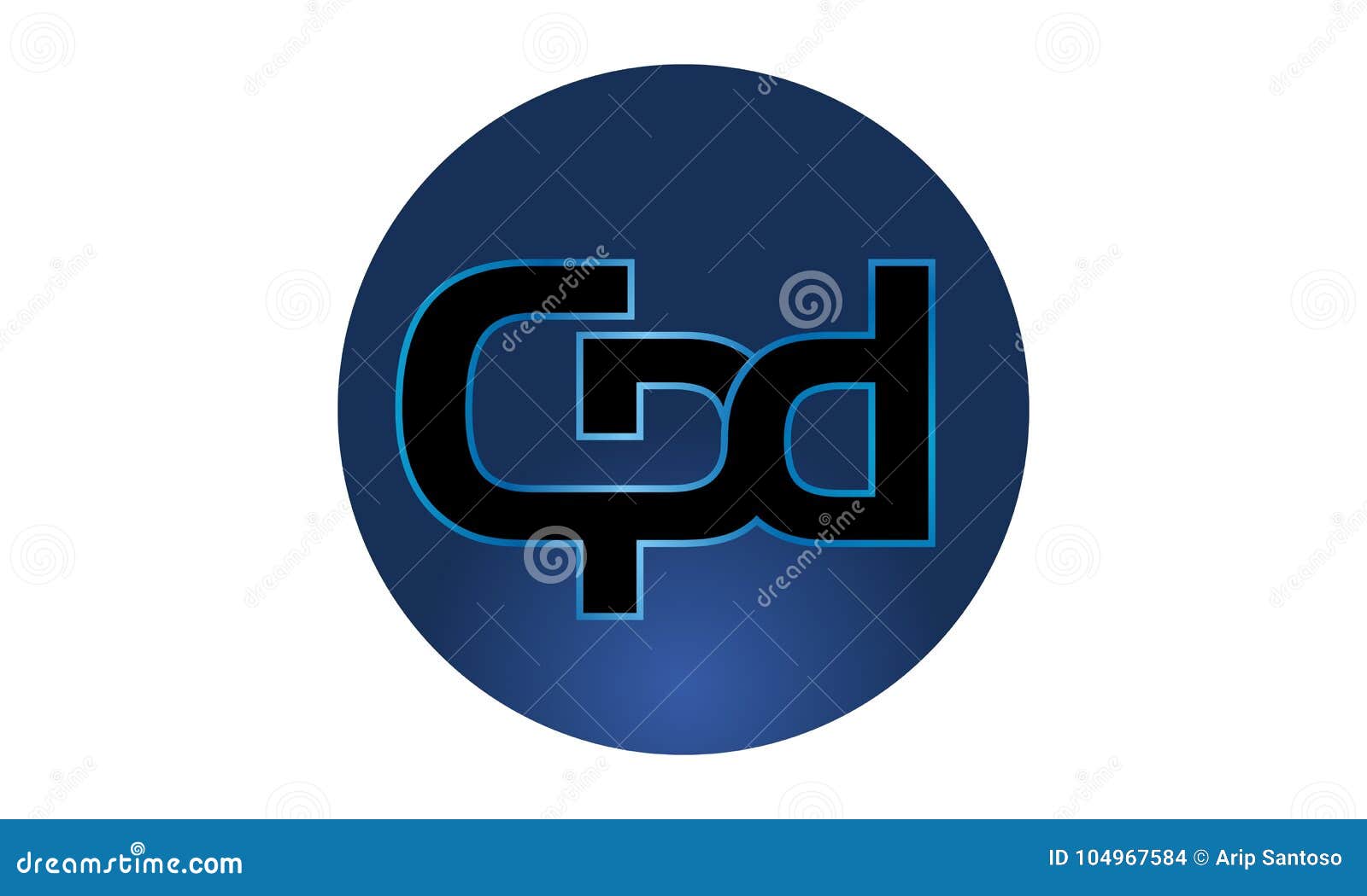 Letter CPD Logo Design Template Stock Vector - Illustration of idea ...