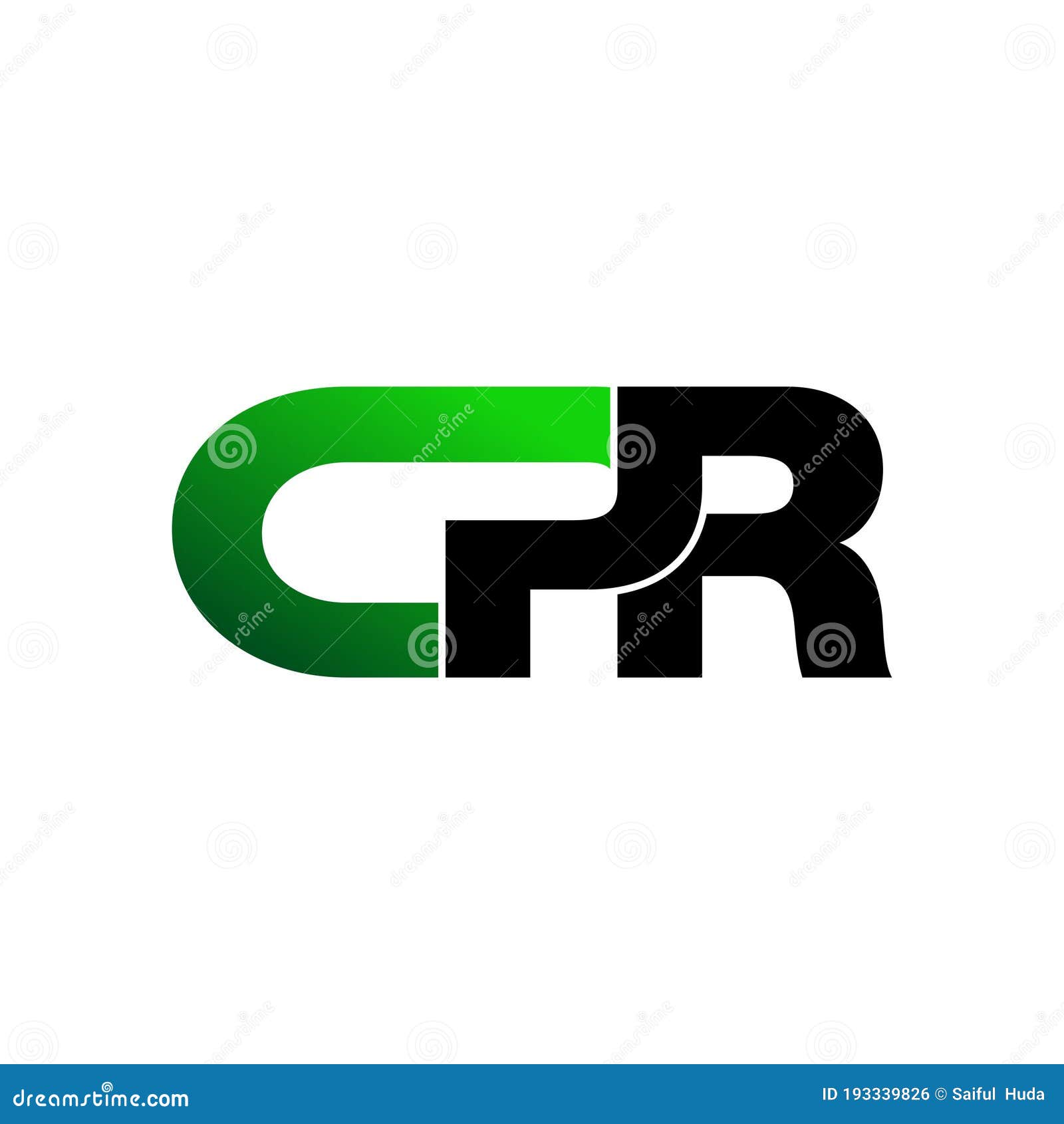Letter CPR Simple Monogram Logo Icon Design. Stock Vector ...