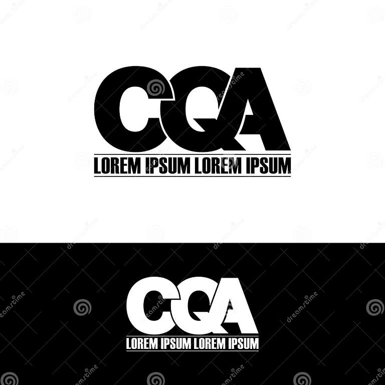 Letter CQA Simple Monogram Logo Icon Design. Stock Vector ...