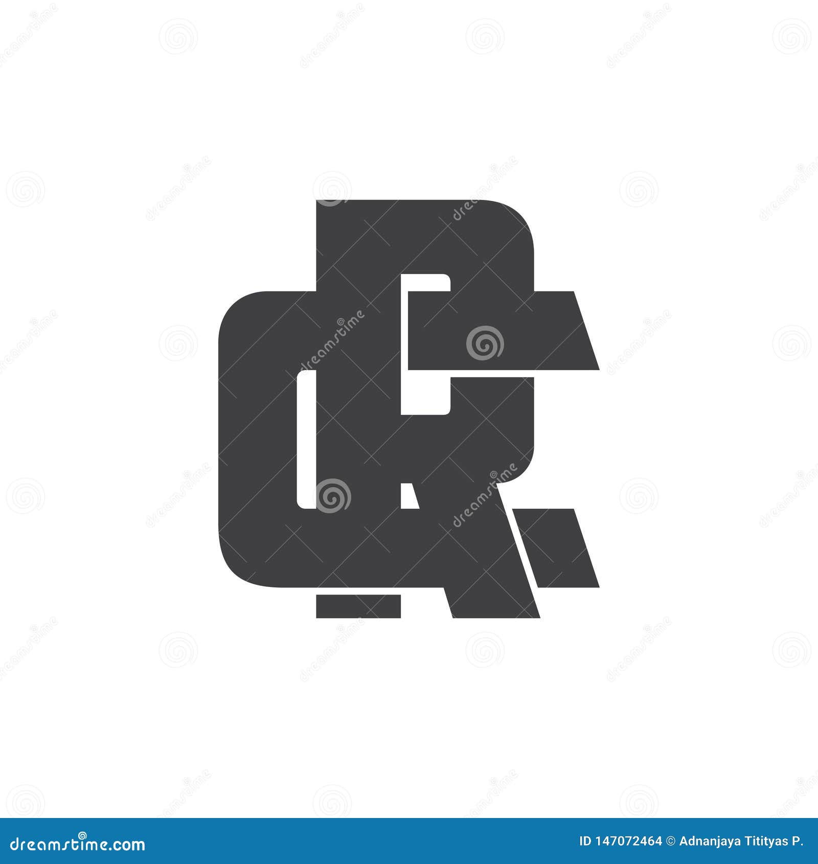 Letter Cr Linked Logo Vector Stock Vector - Illustration of elegant ...