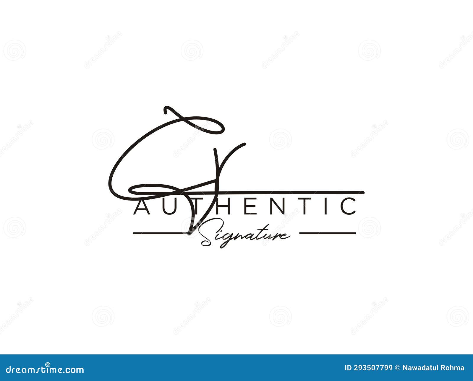 Letter CR Signature Logo Template Vector Stock Vector - Illustration of ...