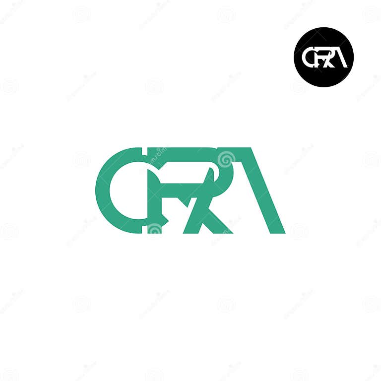 Letter CRA Monogram Logo Design Stock Illustration - Illustration of ...