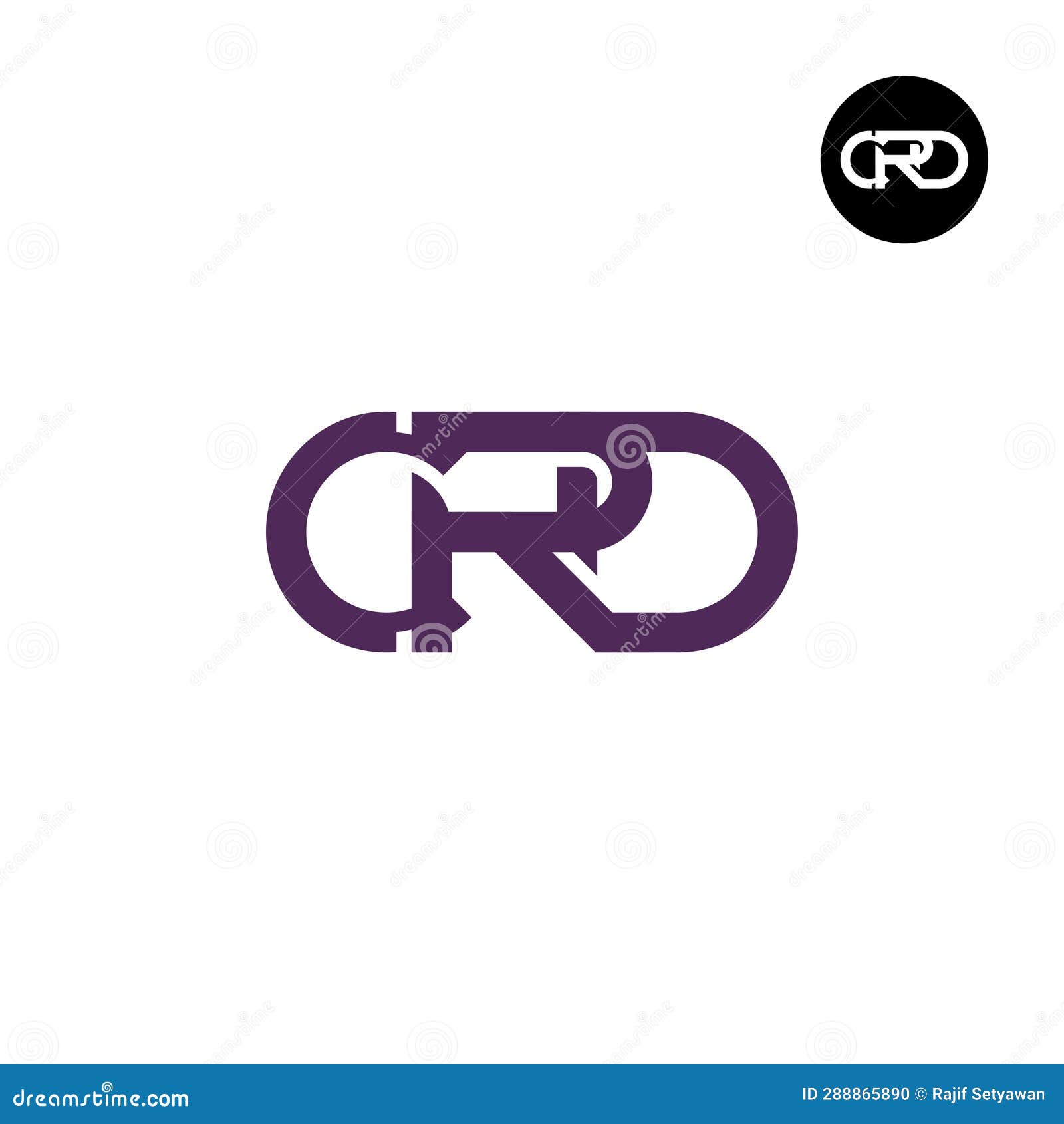 Letter CRD Monogram Logo Design Stock Vector - Illustration of brand ...