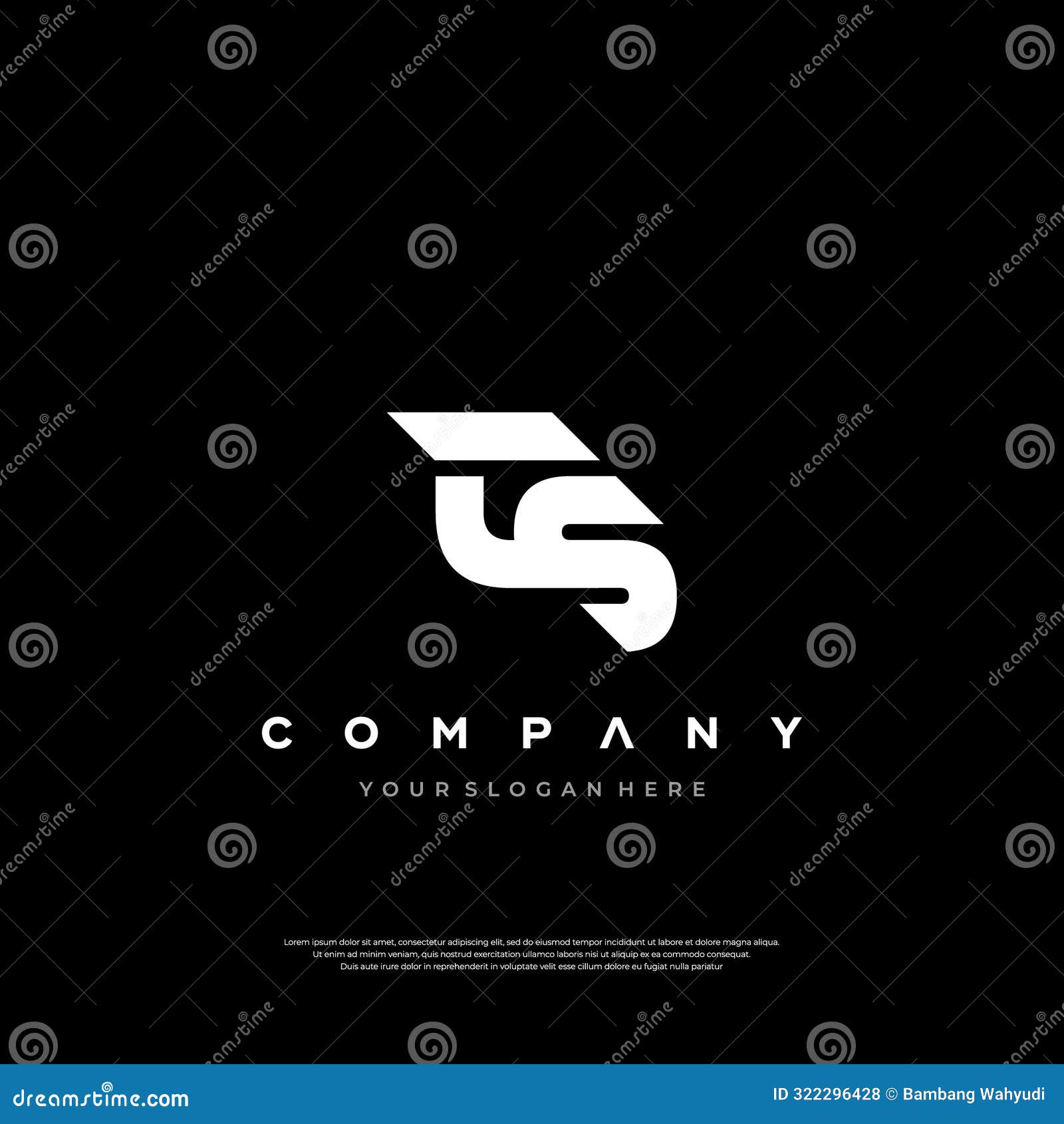 Letter CS Logo Design Using Letter C and S, CS Monogram Stock Vector ...