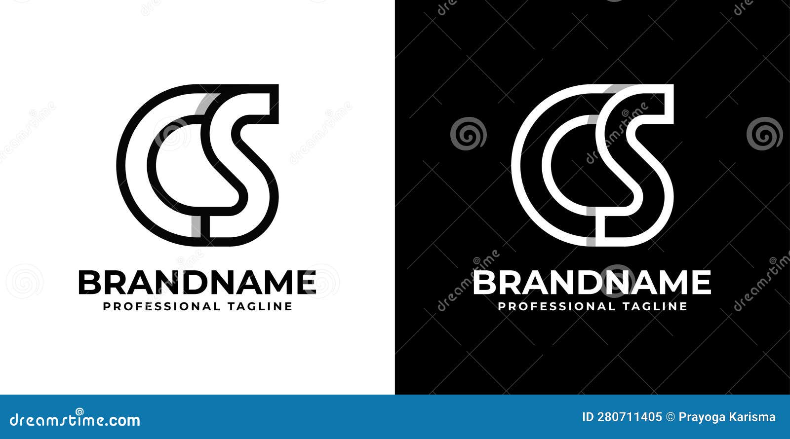 Letter CS Monogram Logo, Suitable for Any Business with CS or SC ...