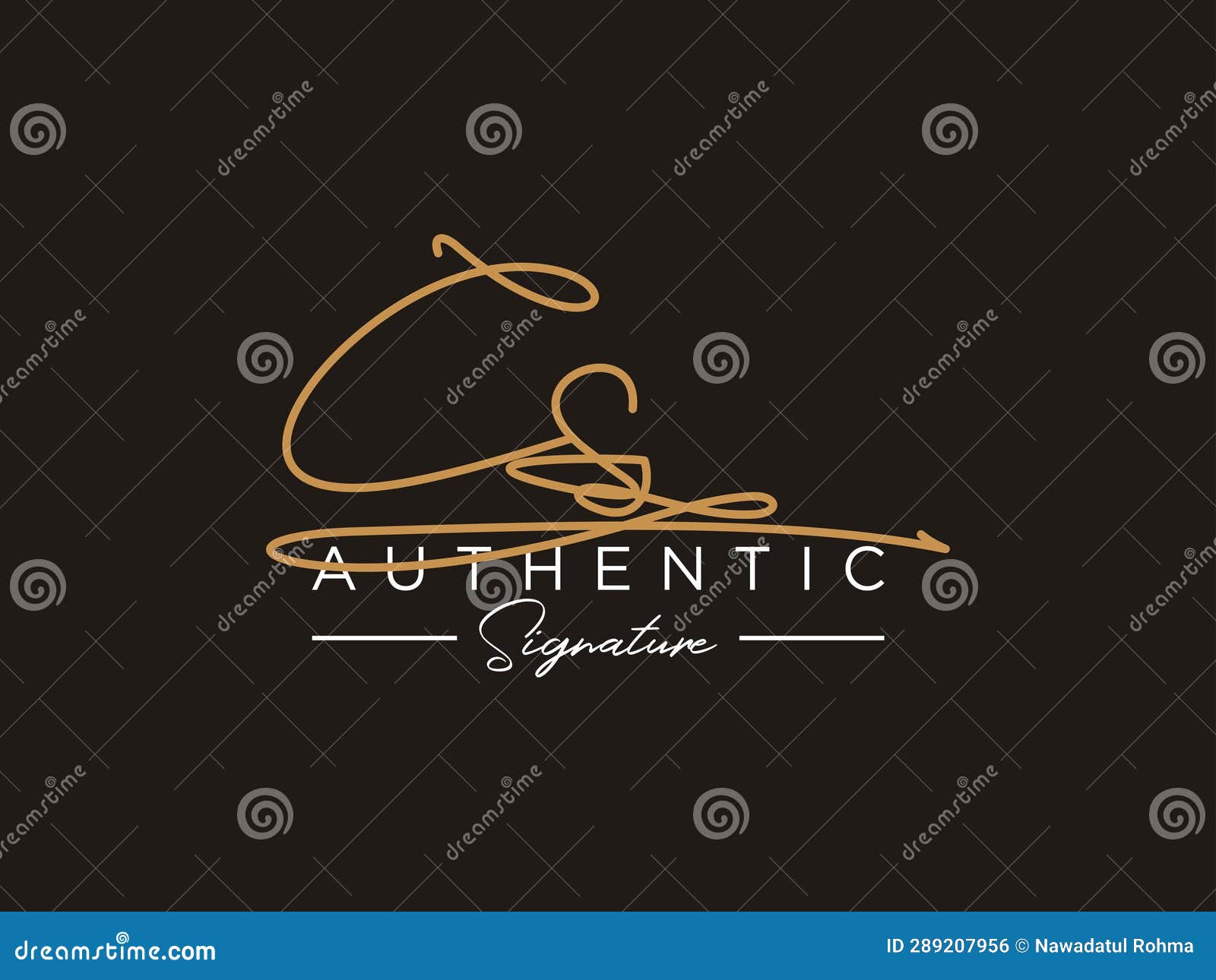 Letter CS Signature Logo Template Vector Stock Vector - Illustration of ...