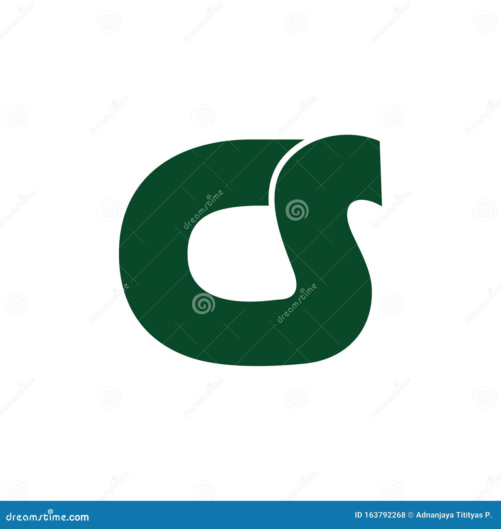 Letter Cs Simple Linked Logo Vector Stock Vector - Illustration of ...