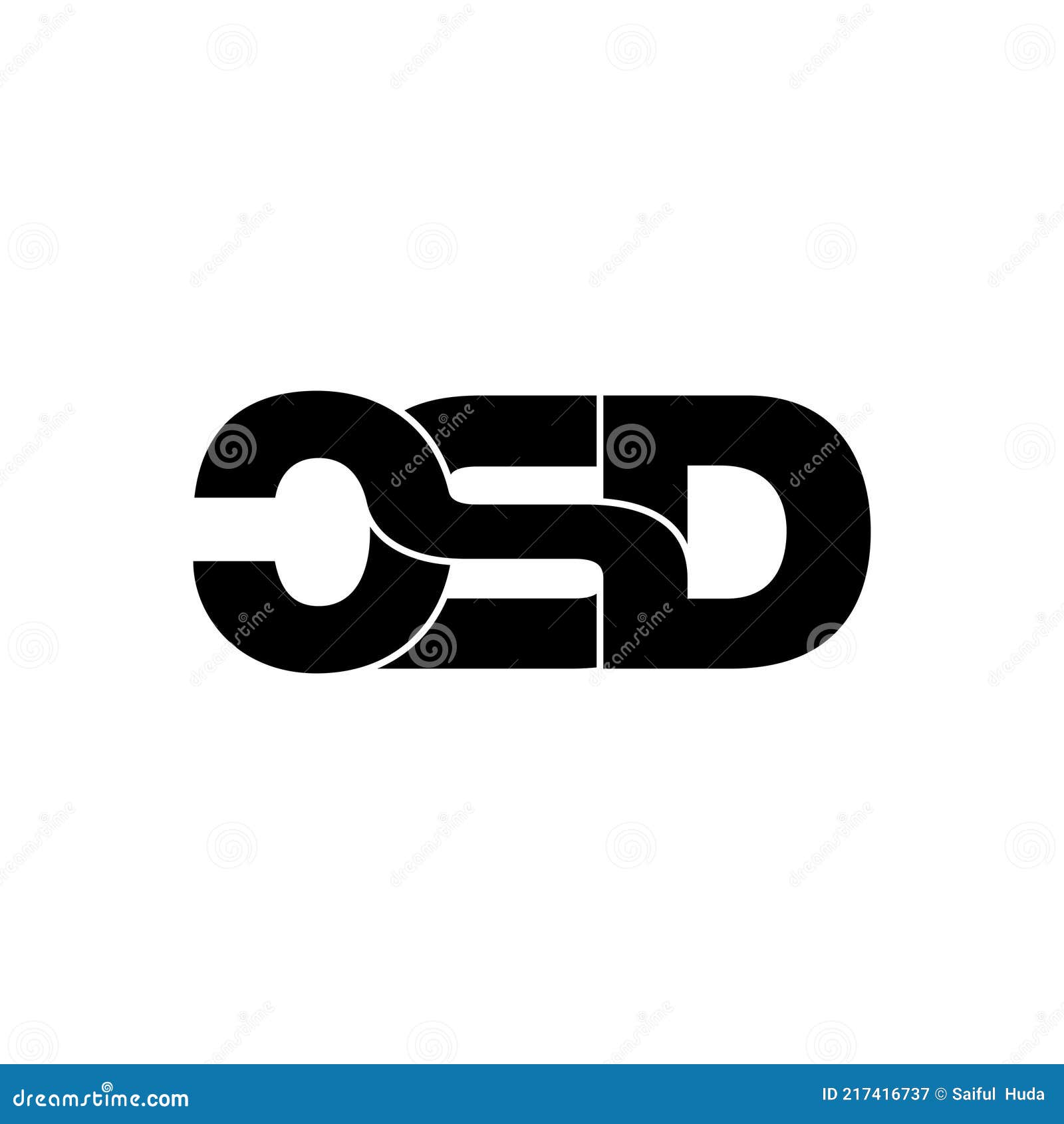 Letter CSD Simple Monogram Logo Icon Design. Stock Vector ...