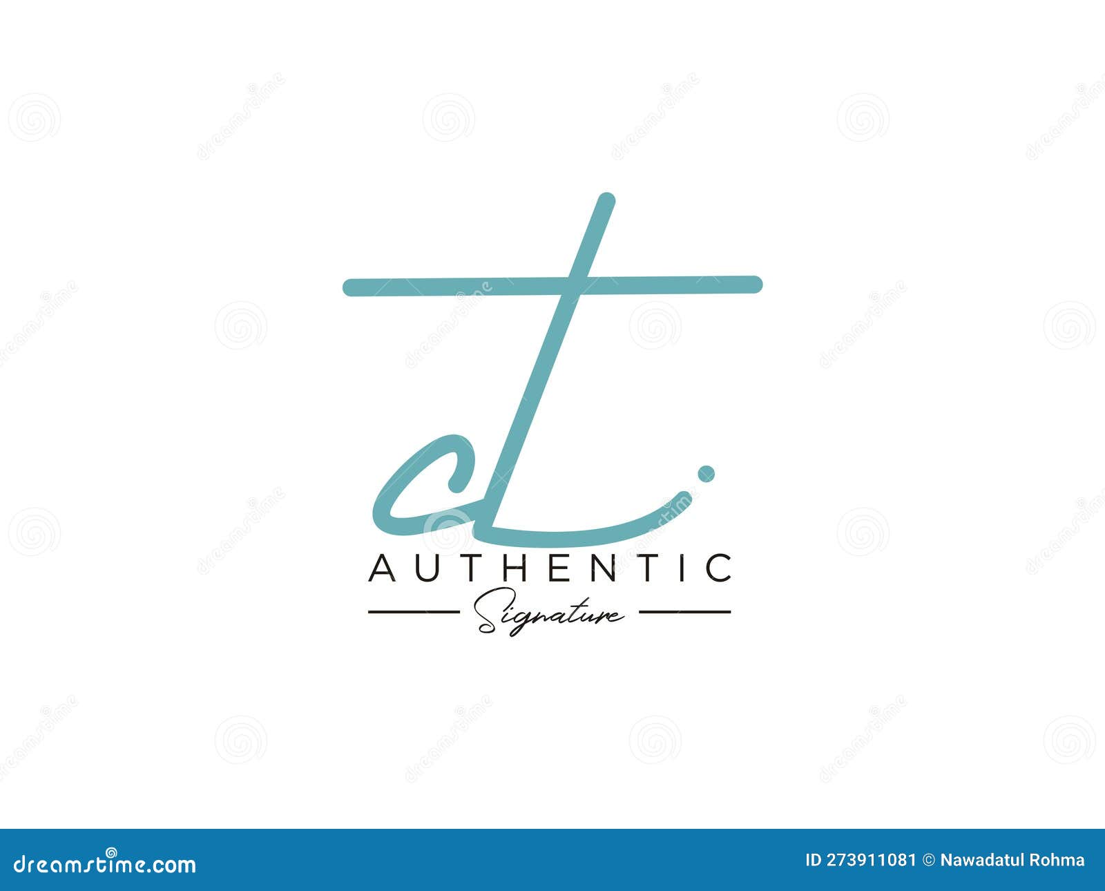 Letter CT Signature Logo Template Vector Stock Vector - Illustration of ...