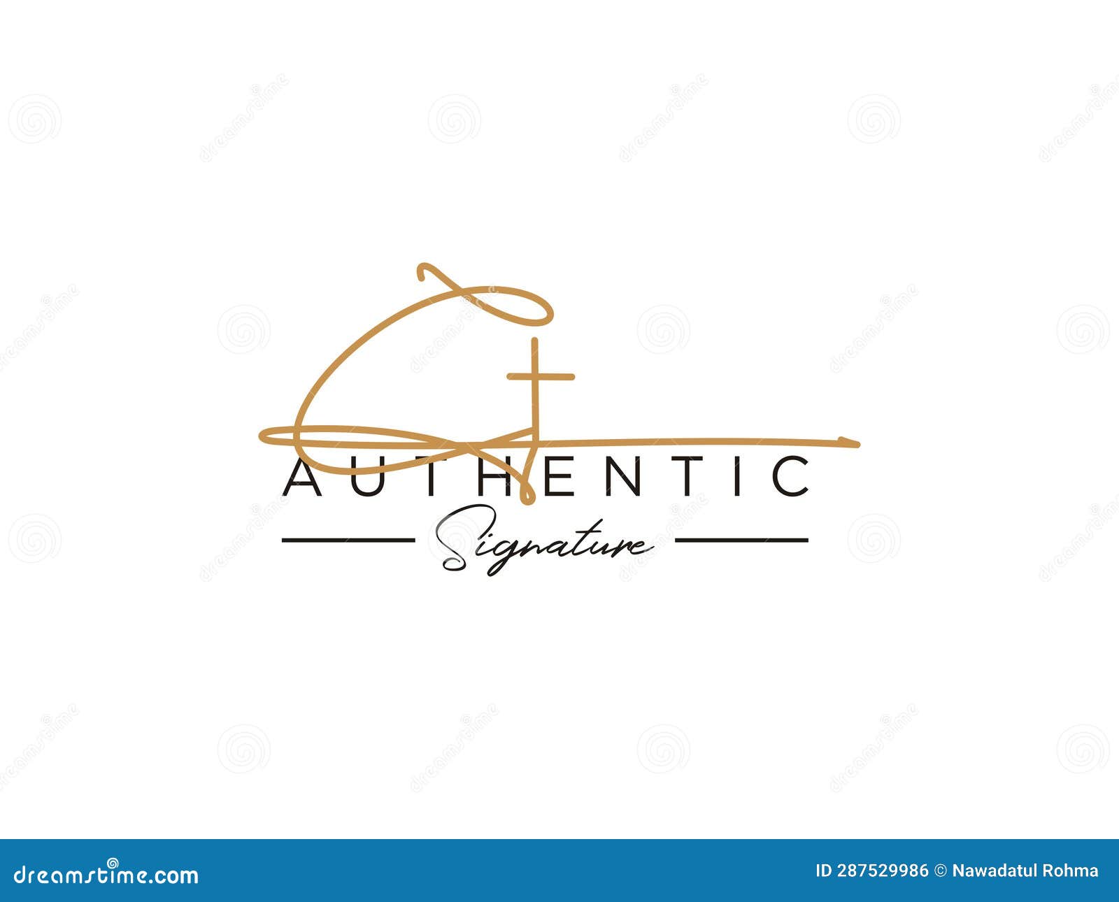 Letter CT Signature Logo Template Vector Stock Vector - Illustration of ...