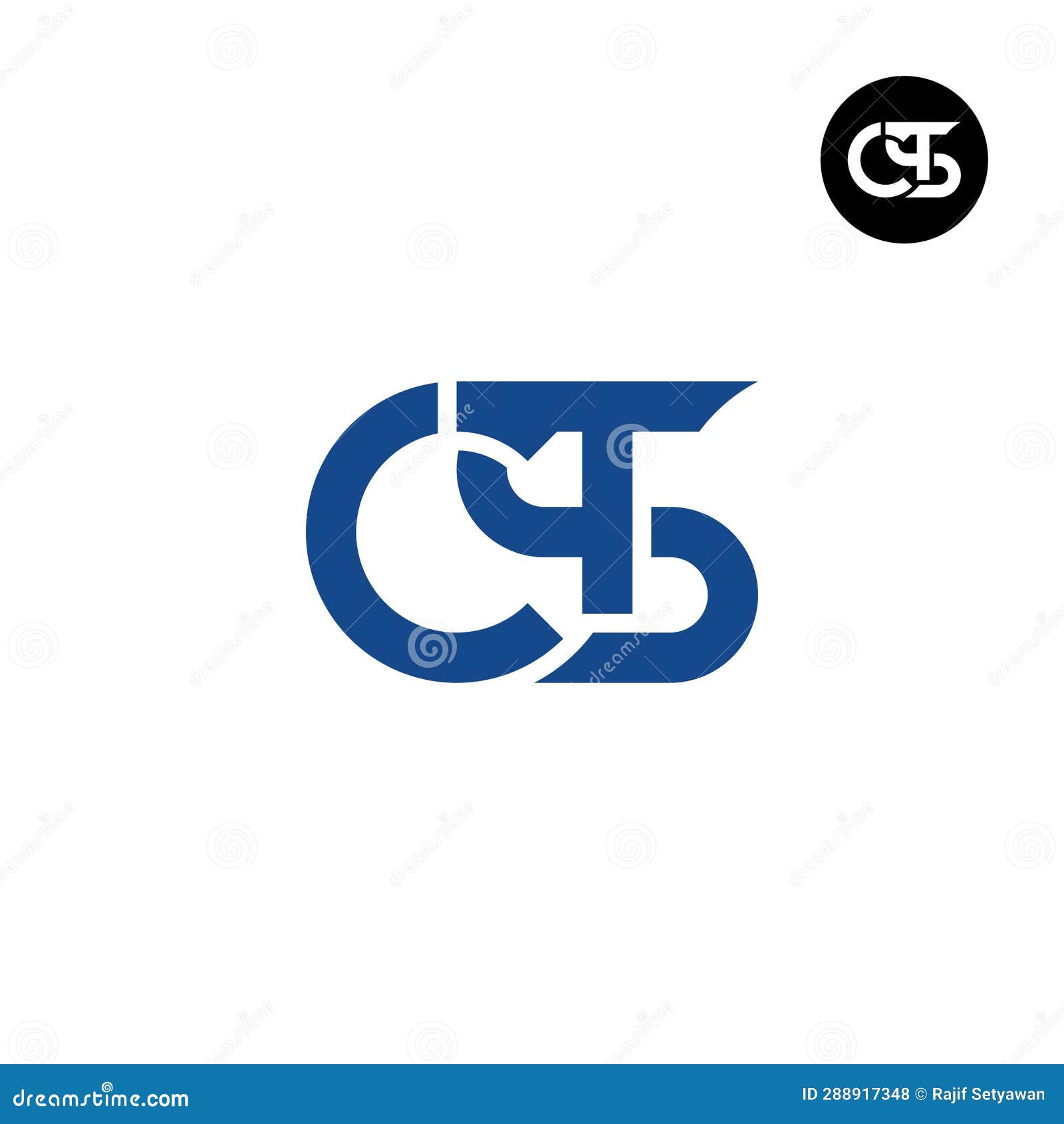 Letter CTS CST Monogram Logo Design Stock Vector - Illustration of ...