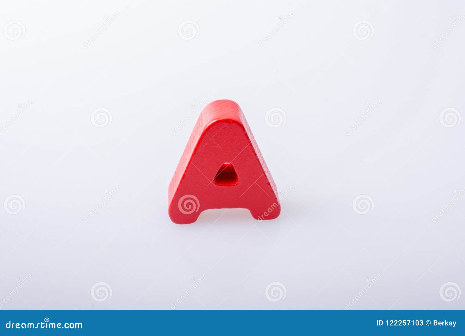 Letter Cube a of Made of Wood Stock Image - Image of learn ...