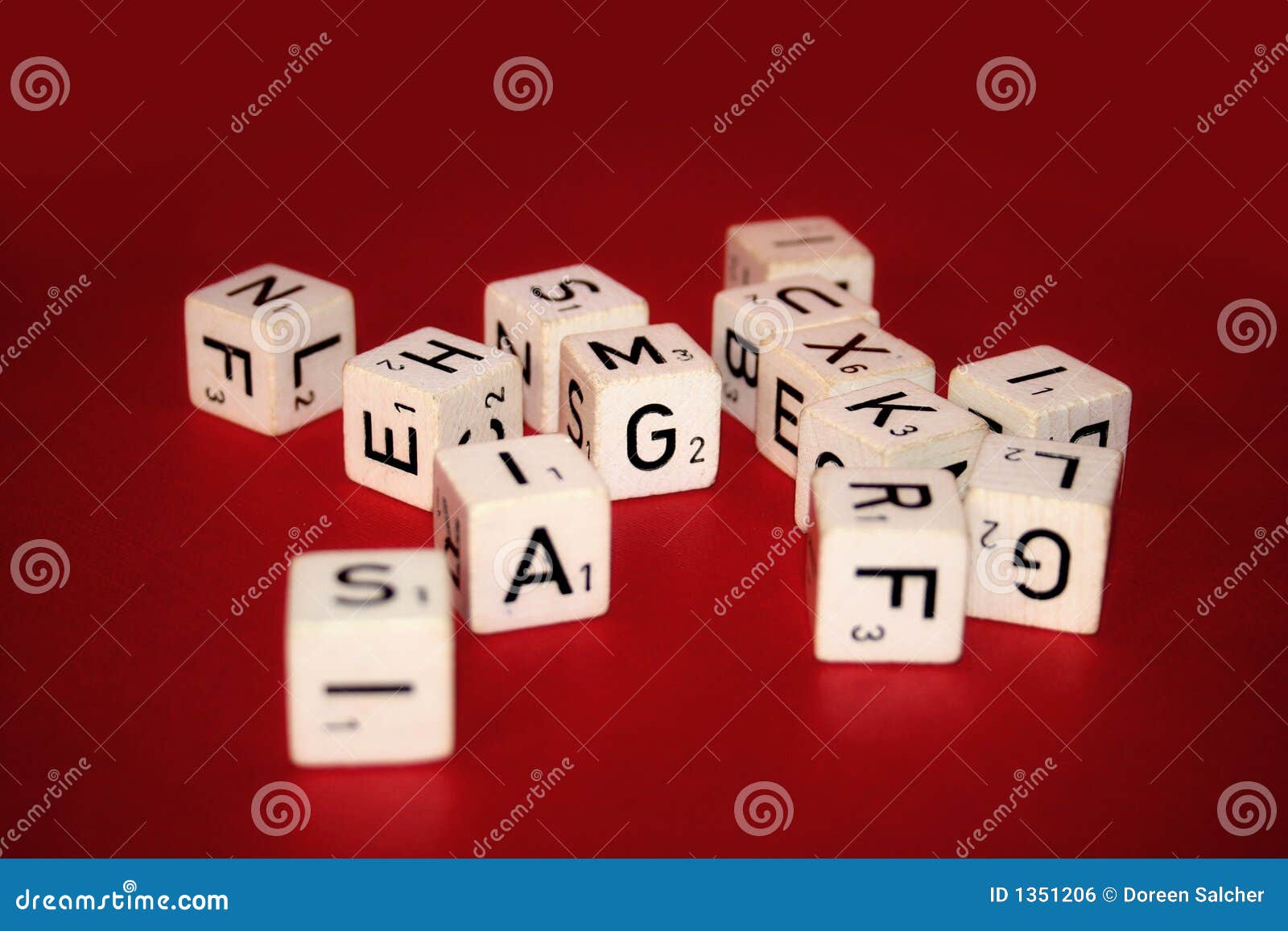 Letter cubes stock photo. Image of disordered, wood, letter - 1351206