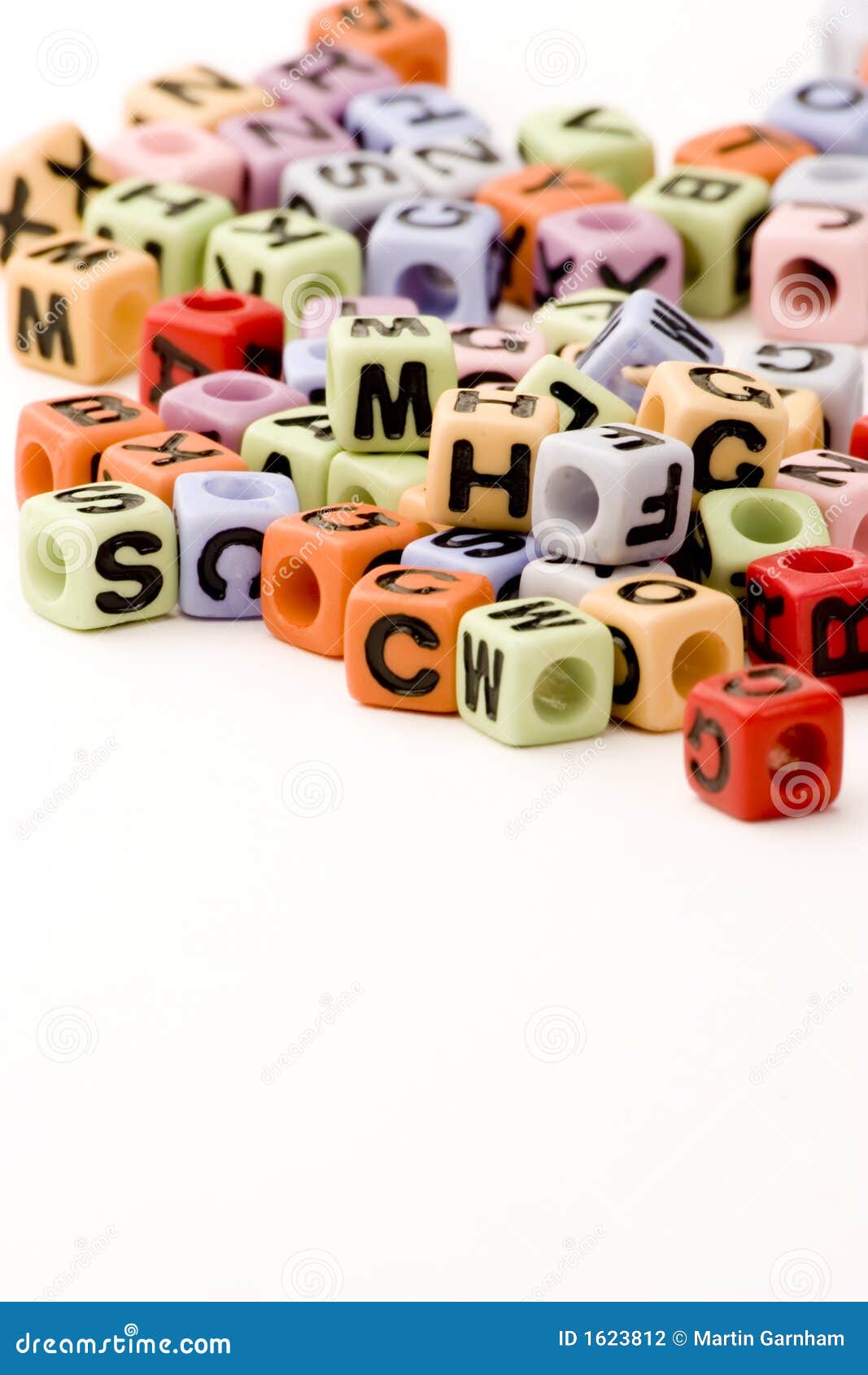 Letter Cubes stock photo. Image of learn, letter, advertisement - 1623812