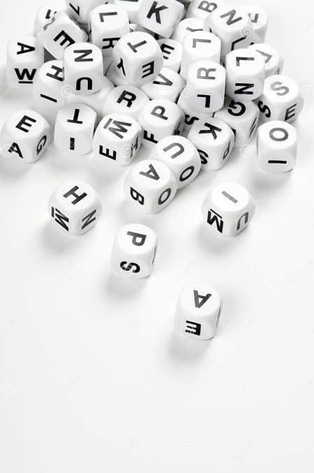 Letter Cubes stock photo. Image of cubes, alphabets, cube - 8995272