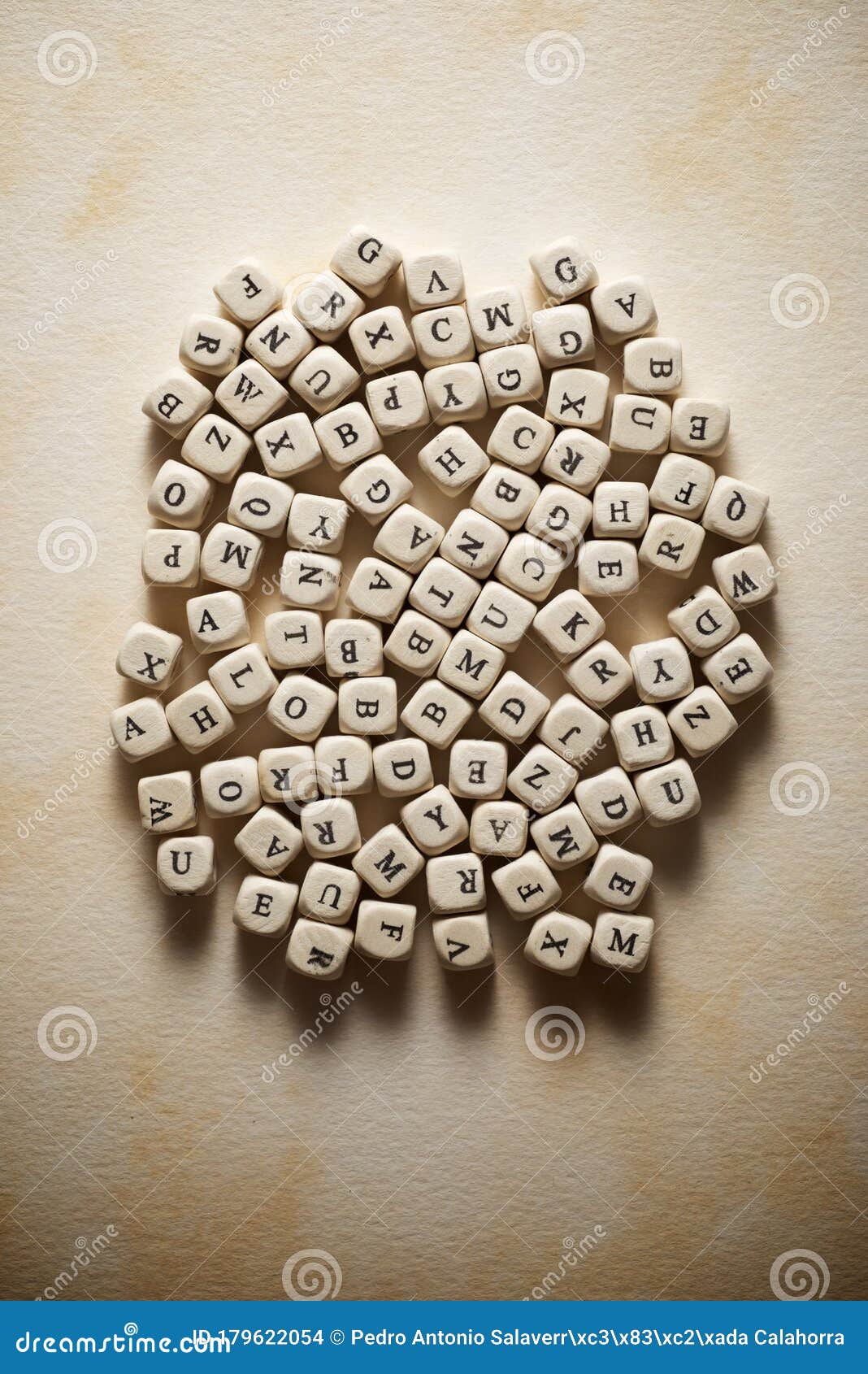 Letter cubes view stock photo. Image of blocks, grammar - 179622054