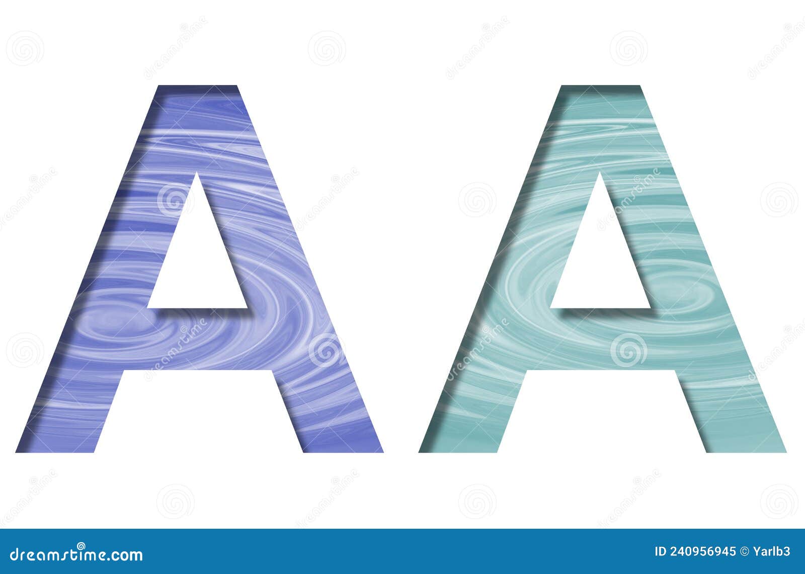 Letter A Cut Out Of White Paper On The Background Of Beautiful Circles