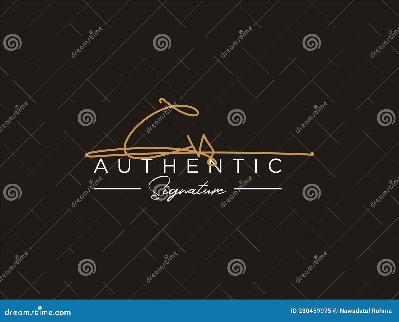 Letter CV Signature Logo Template Vector Stock Vector - Illustration of ...